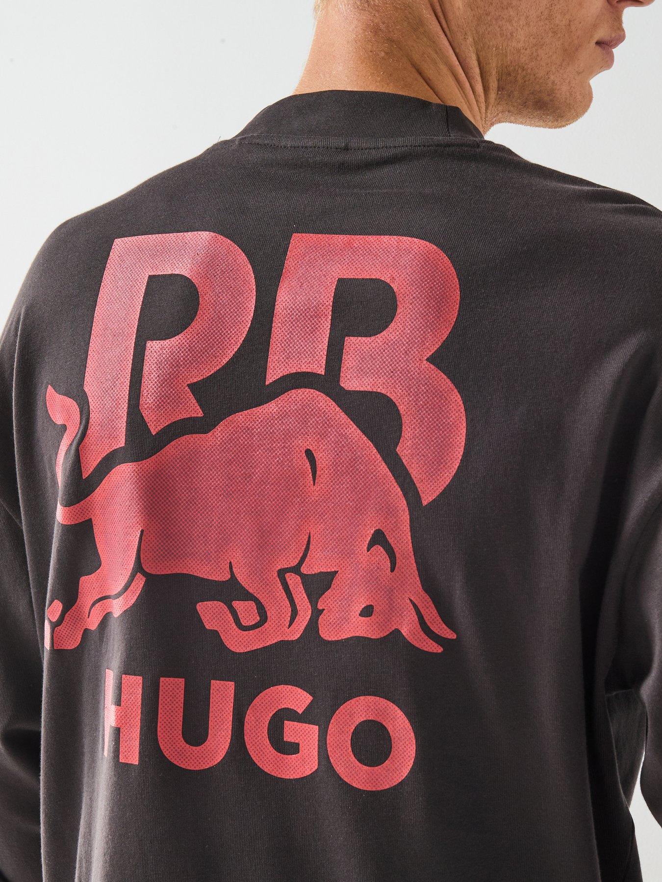 HUGO Doverlo Racing Bulls Relaxed Fit Long Sleeve T-shirt | Very