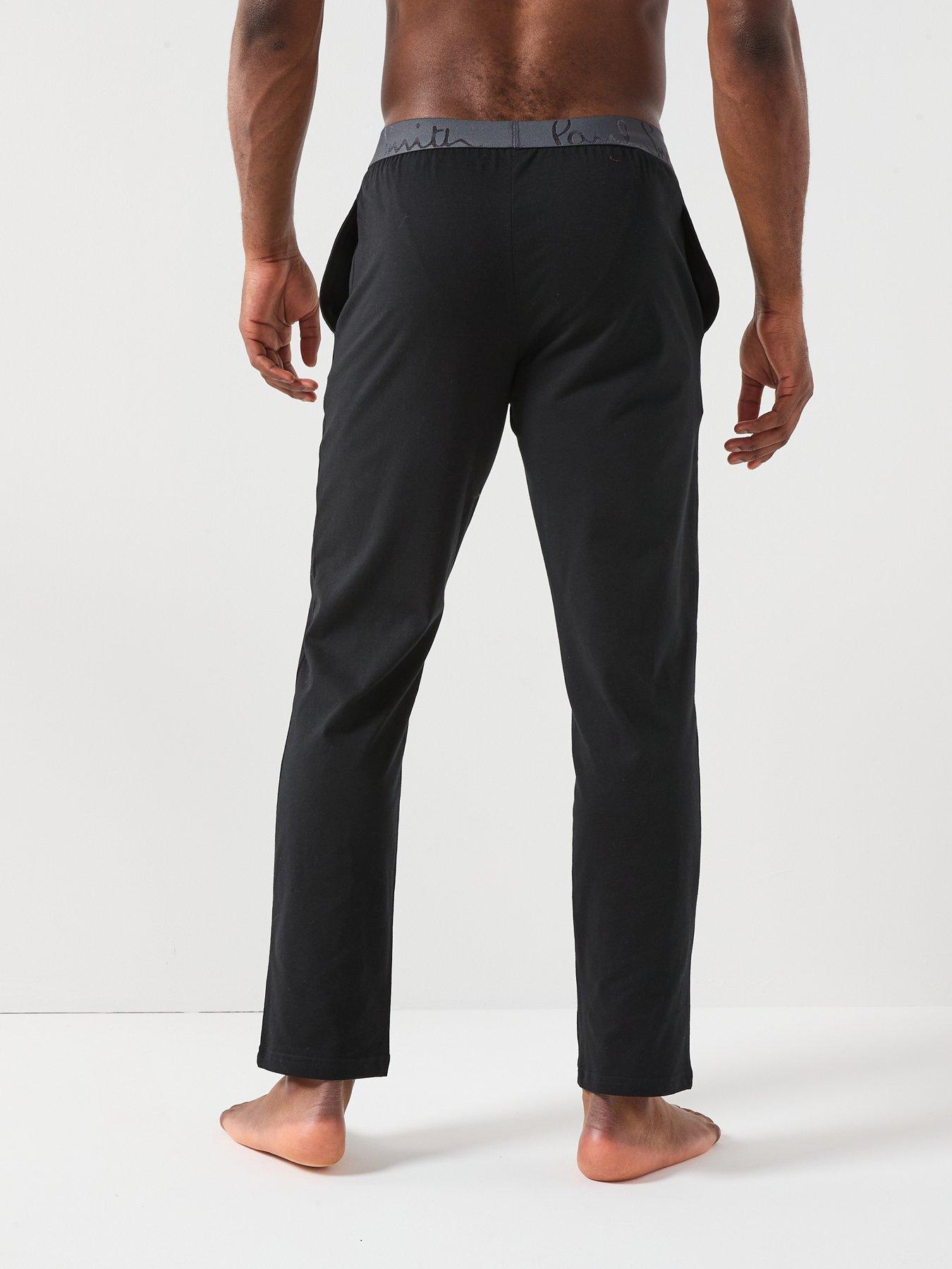 PS PAUL SMITH Script Logo Loungewear Bottoms - Black | Very
