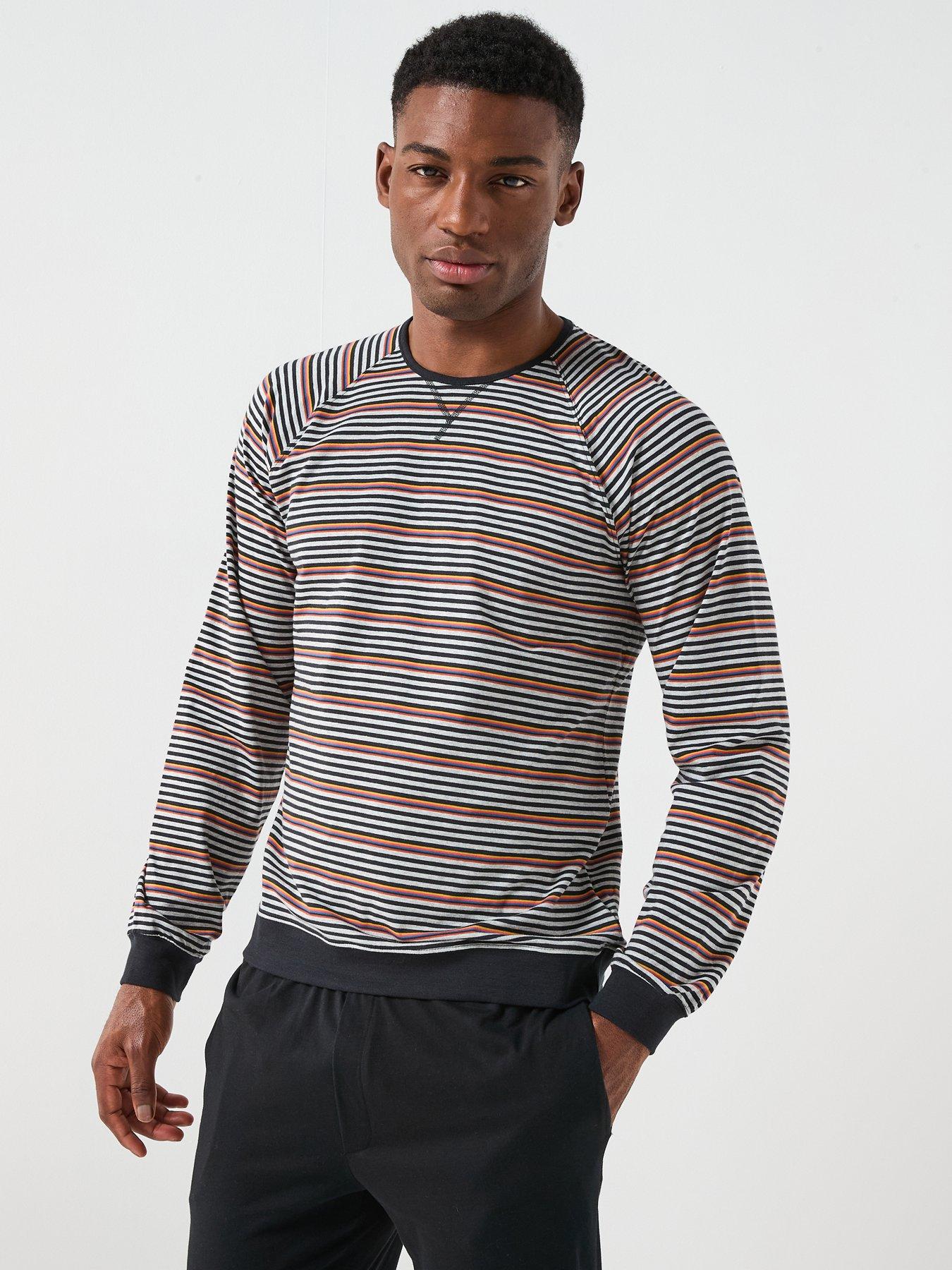 PS PAUL SMITH Hoxton Long Sleeve Loungewear T-Shirt - Black | Very