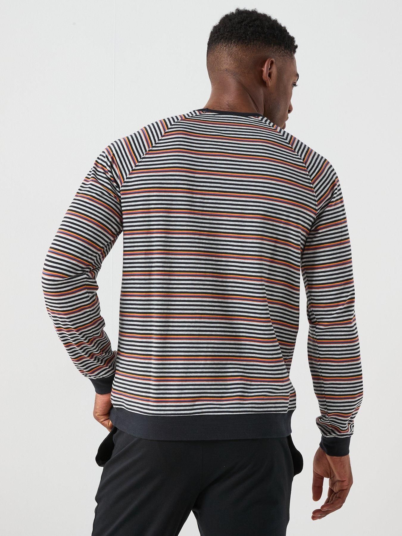 PS PAUL SMITH Hoxton Long Sleeve Loungewear T-Shirt - Black | Very