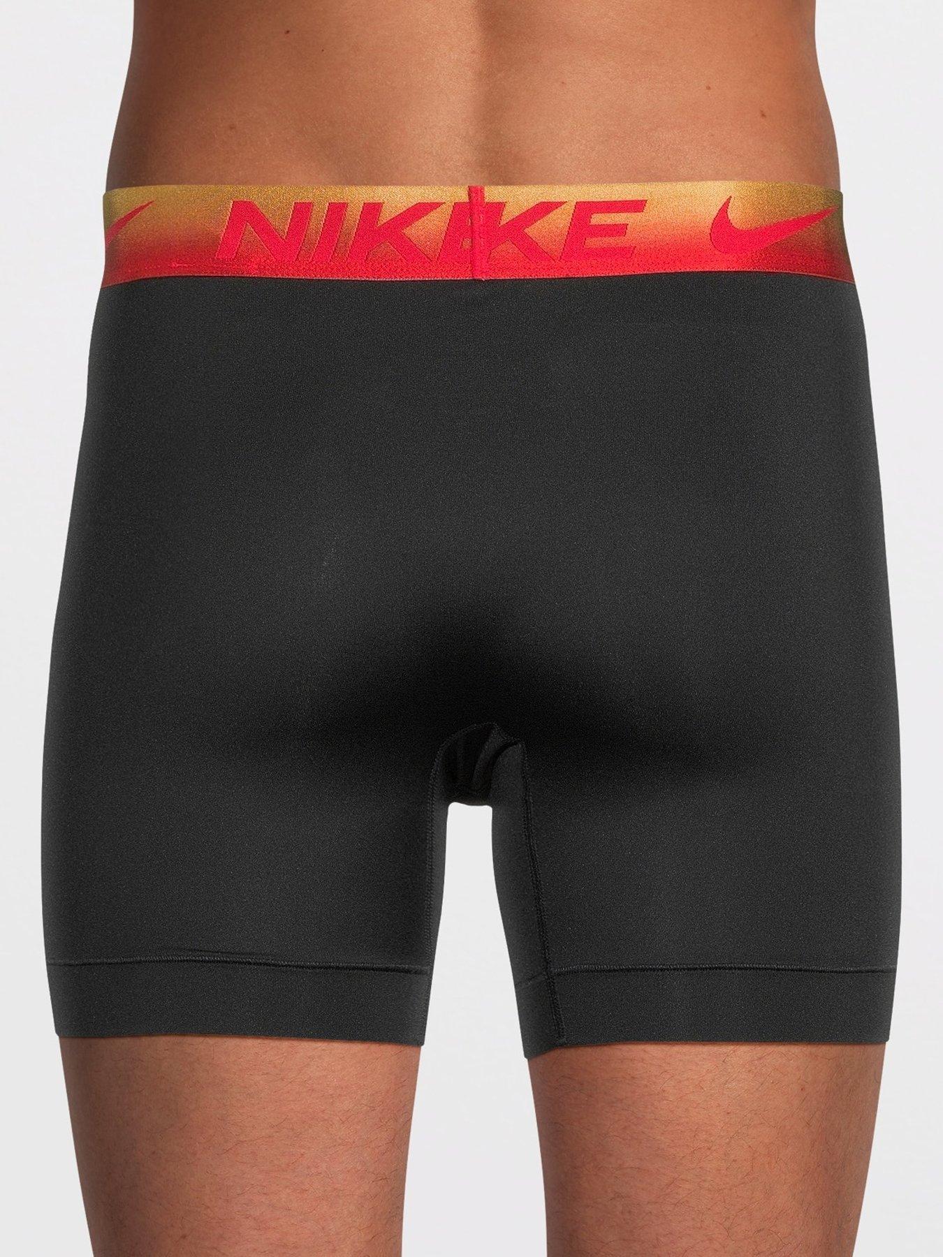 Nike Essential Micro 3 Pack Boxer Briefs - Multi | Very