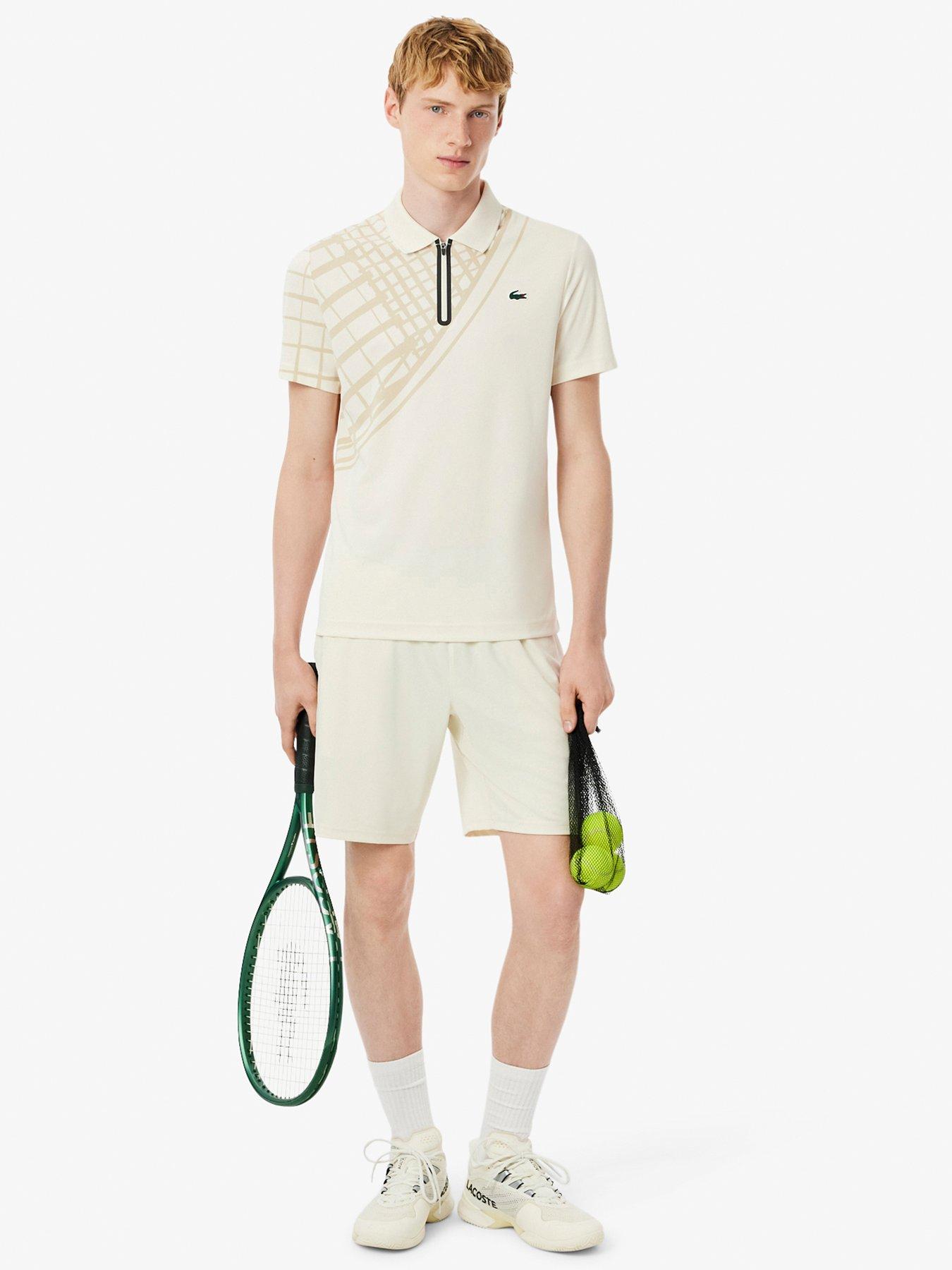 Lacoste Tennis Performance Polo Shirt- Cream | Very