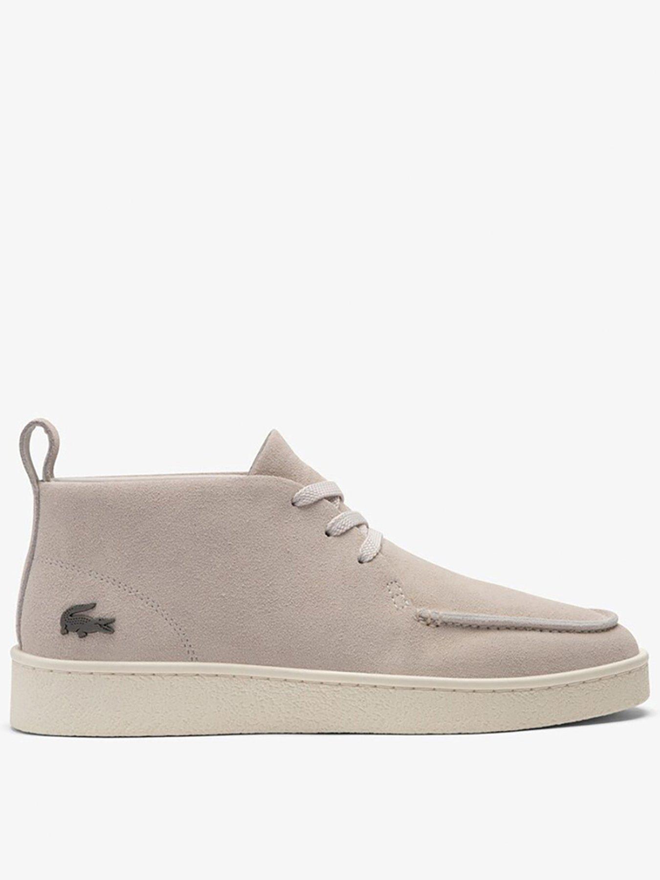 Lacoste Baseshot Chukka Suede Boots - Cream | Very