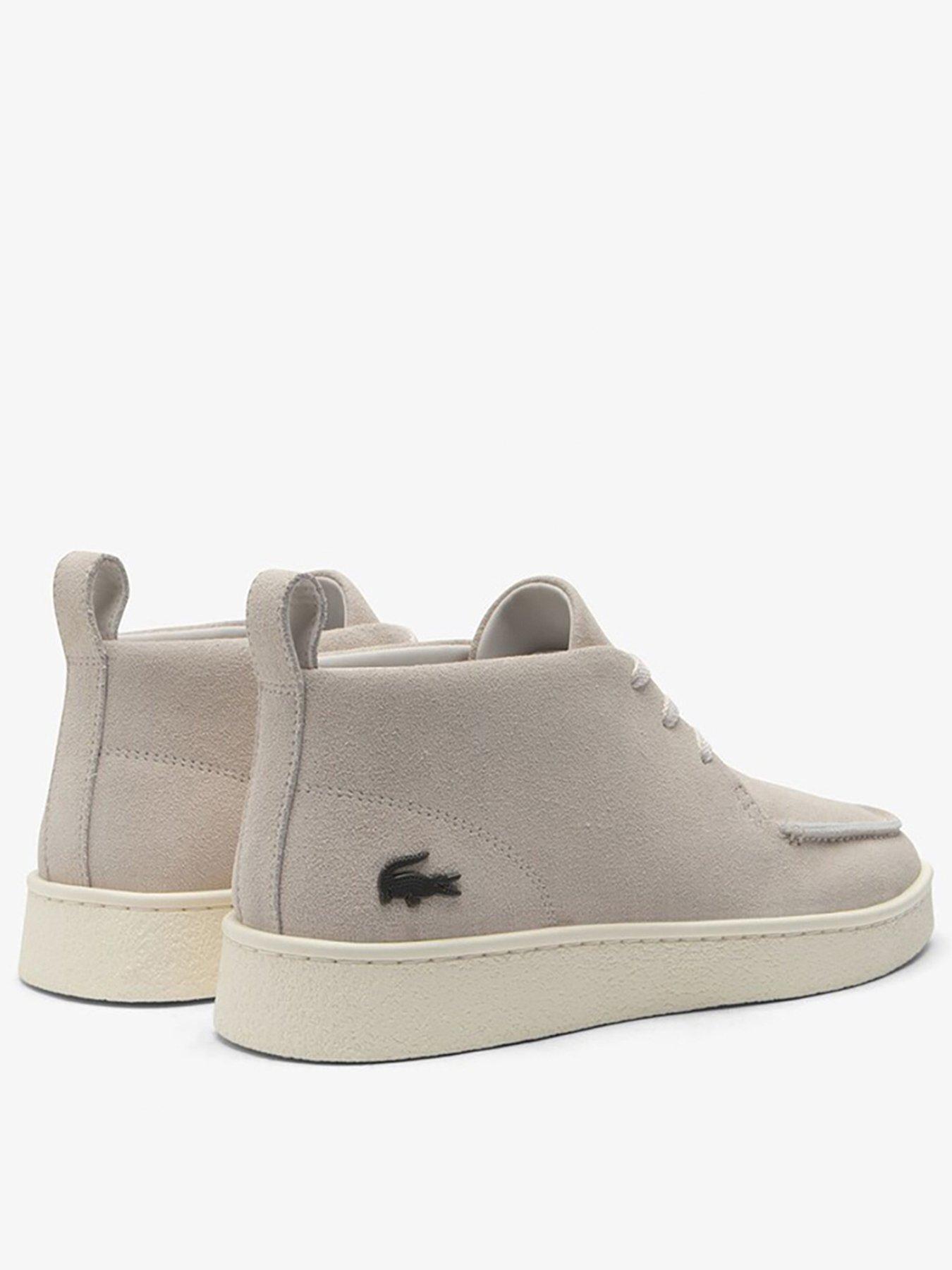 Lacoste Baseshot Chukka Suede Boots - Cream | Very