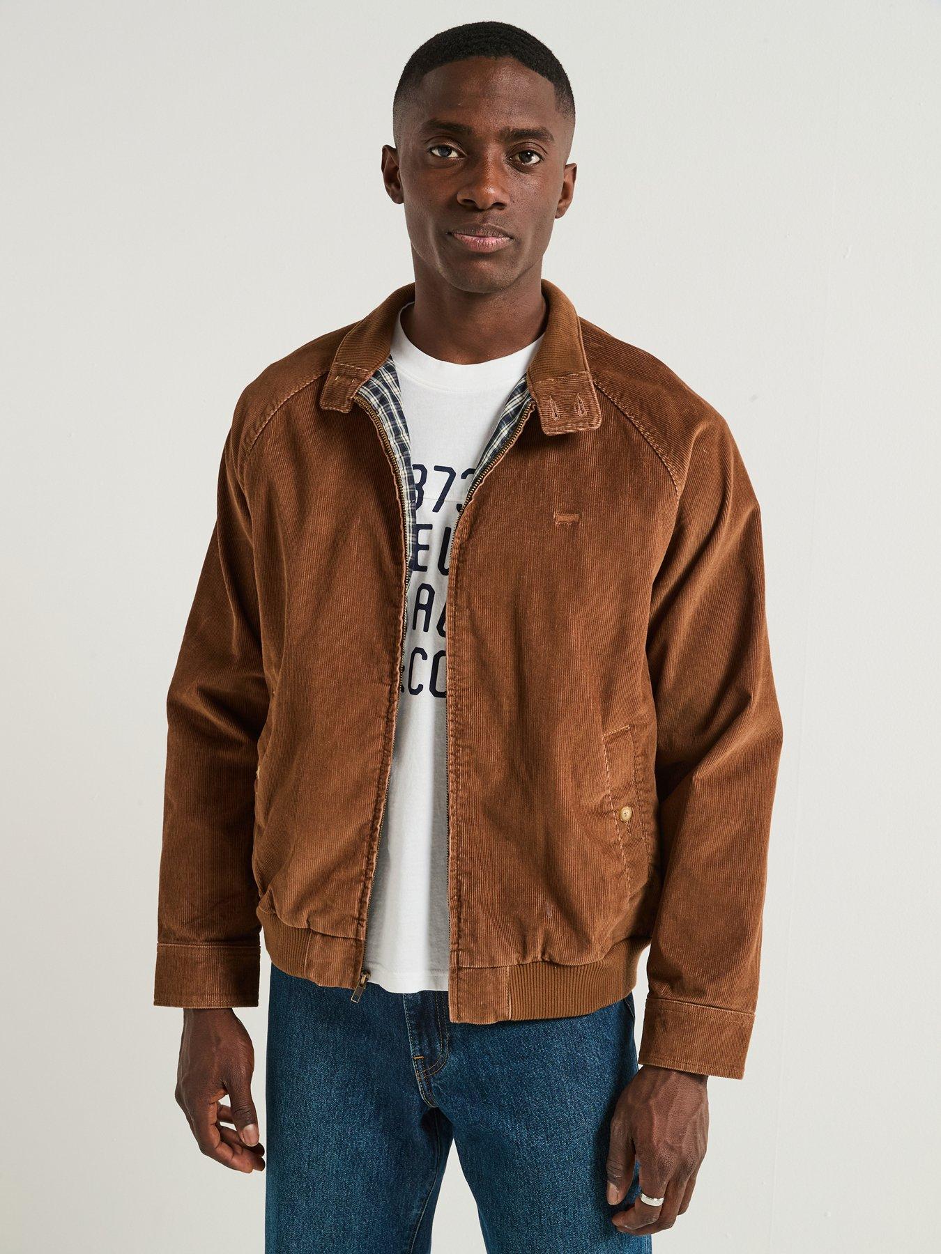 Levi's Baker Zip Cord Harrington Jacket - Brown | Very