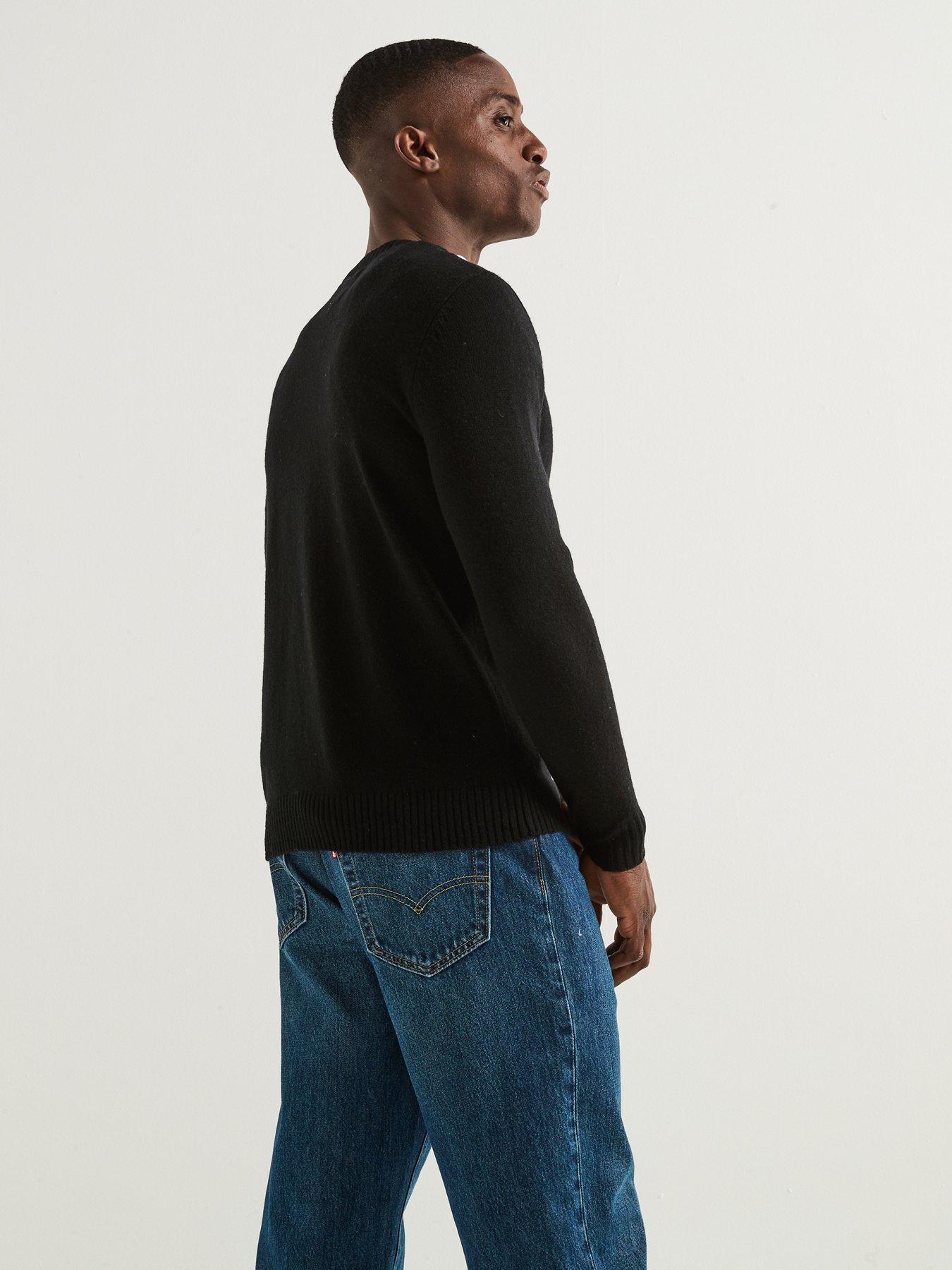 Levi's Original Housemark Logo Knitted Jumper- Black | Very
