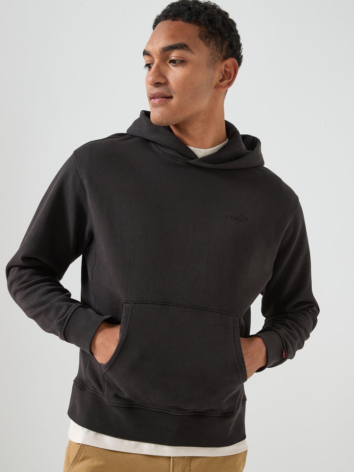 Levi's Authentic Relaxed Fit Fleece Hoodie - Black | Very