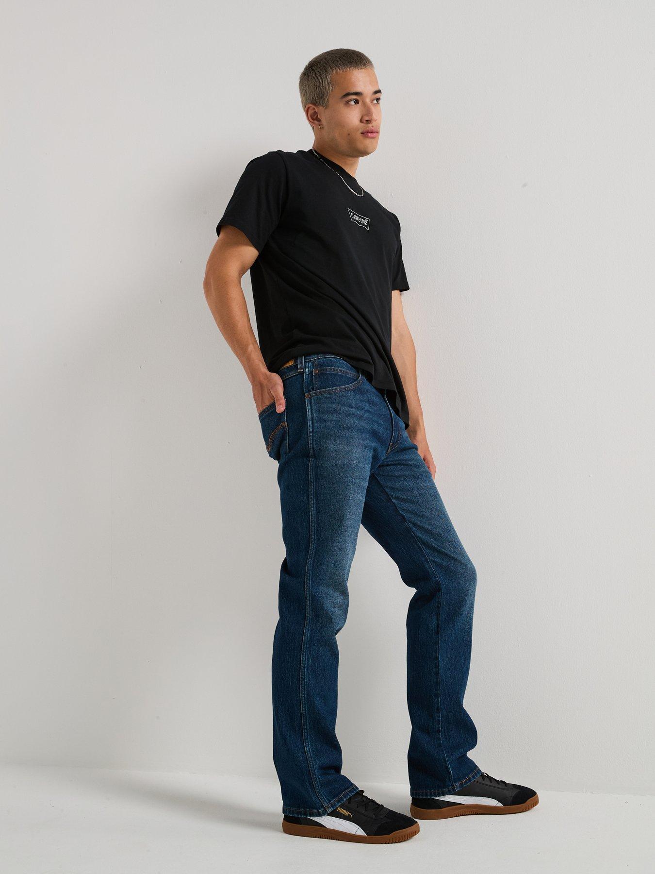 Levi's 537 Western Bootcut Fit Jeans - Wow Have Fun - Dark Blue | Very