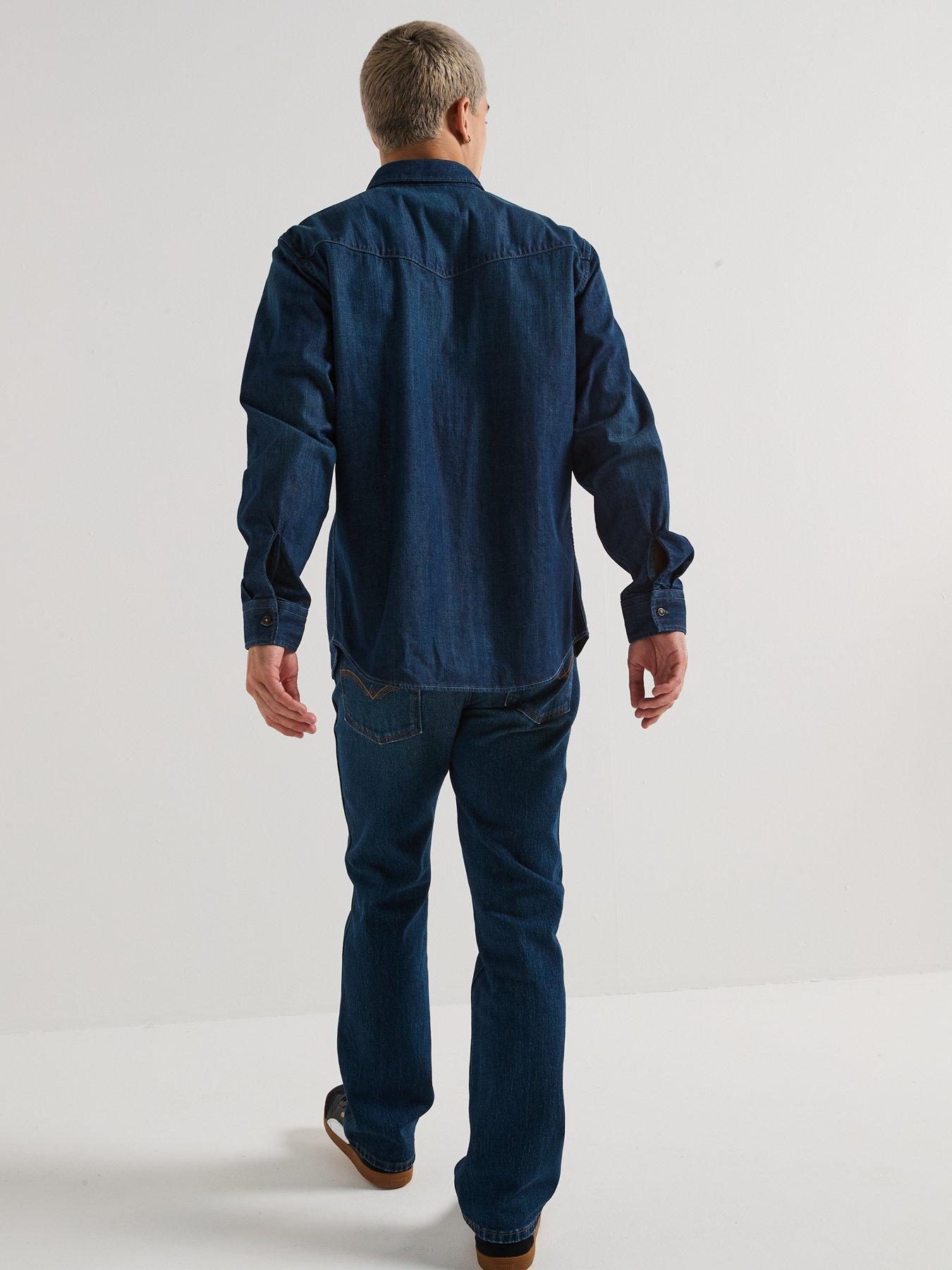 Levi's 537 Western Bootcut Fit Jeans - Wow Have Fun - Dark Blue | Very