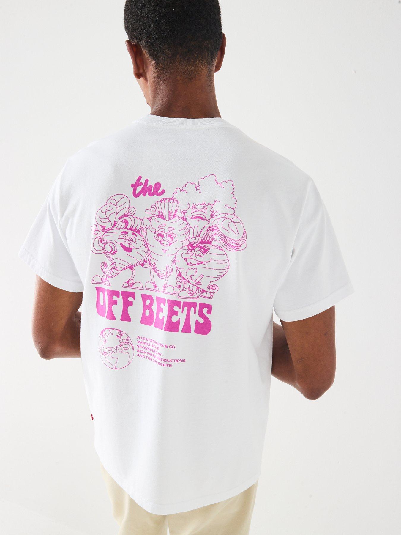 Levi's Levis Relaxed Fit Vegetable Back Graphic T-Shirt - White | Very