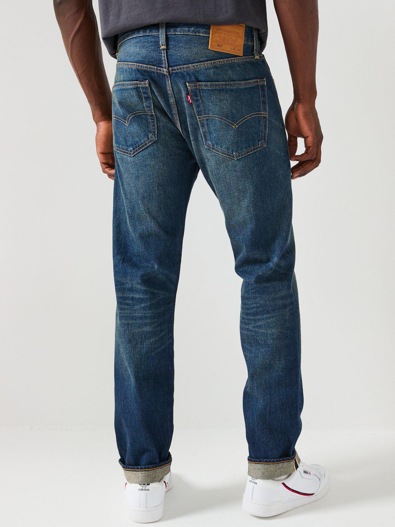 Levi's 501 Premium Original Straight Fit Jeans 1937 Bounty Hunter Selv ...