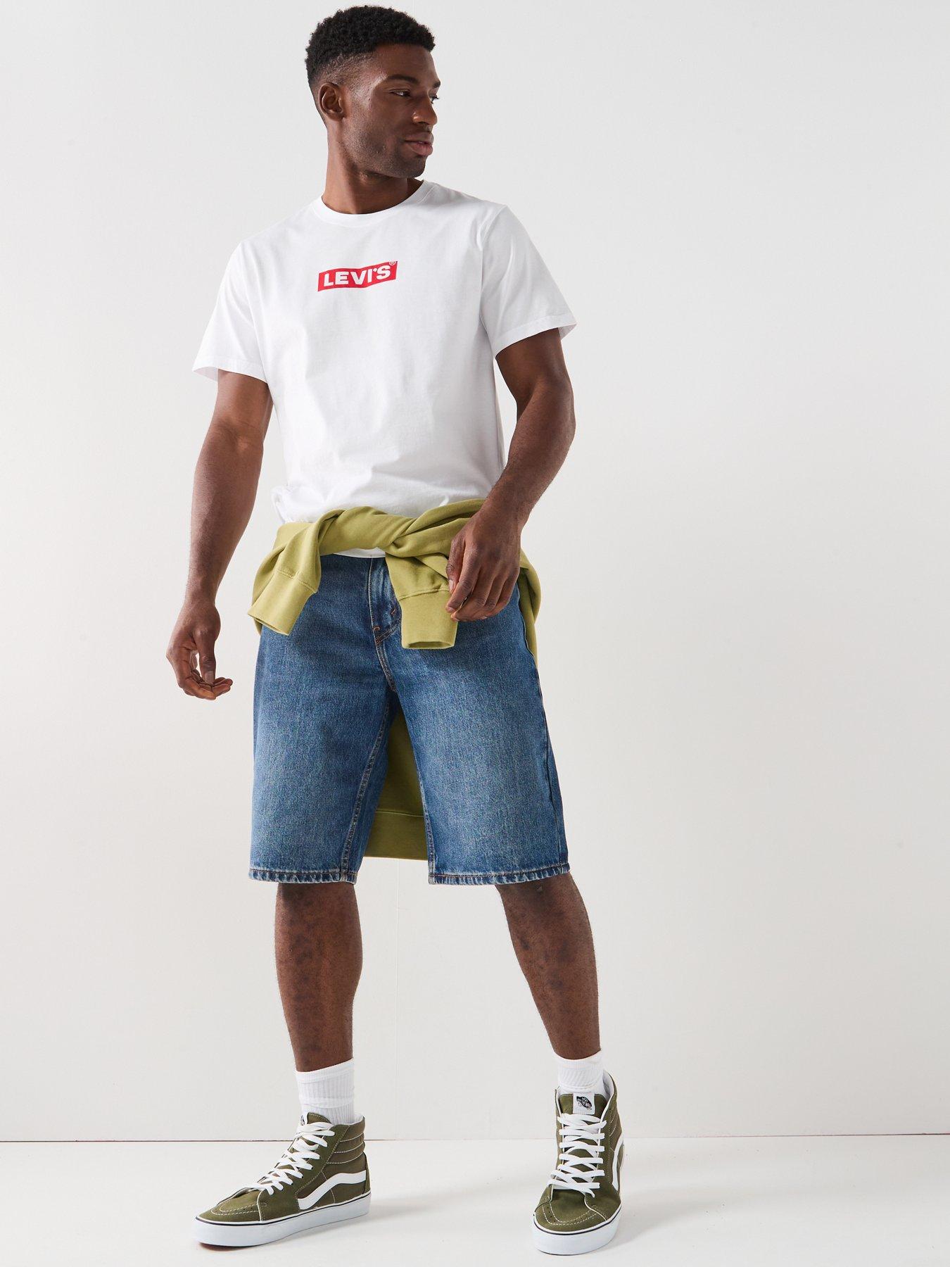 Levi's Relaxed Fit Logo Short Sleeve T-Shirt- White | Very