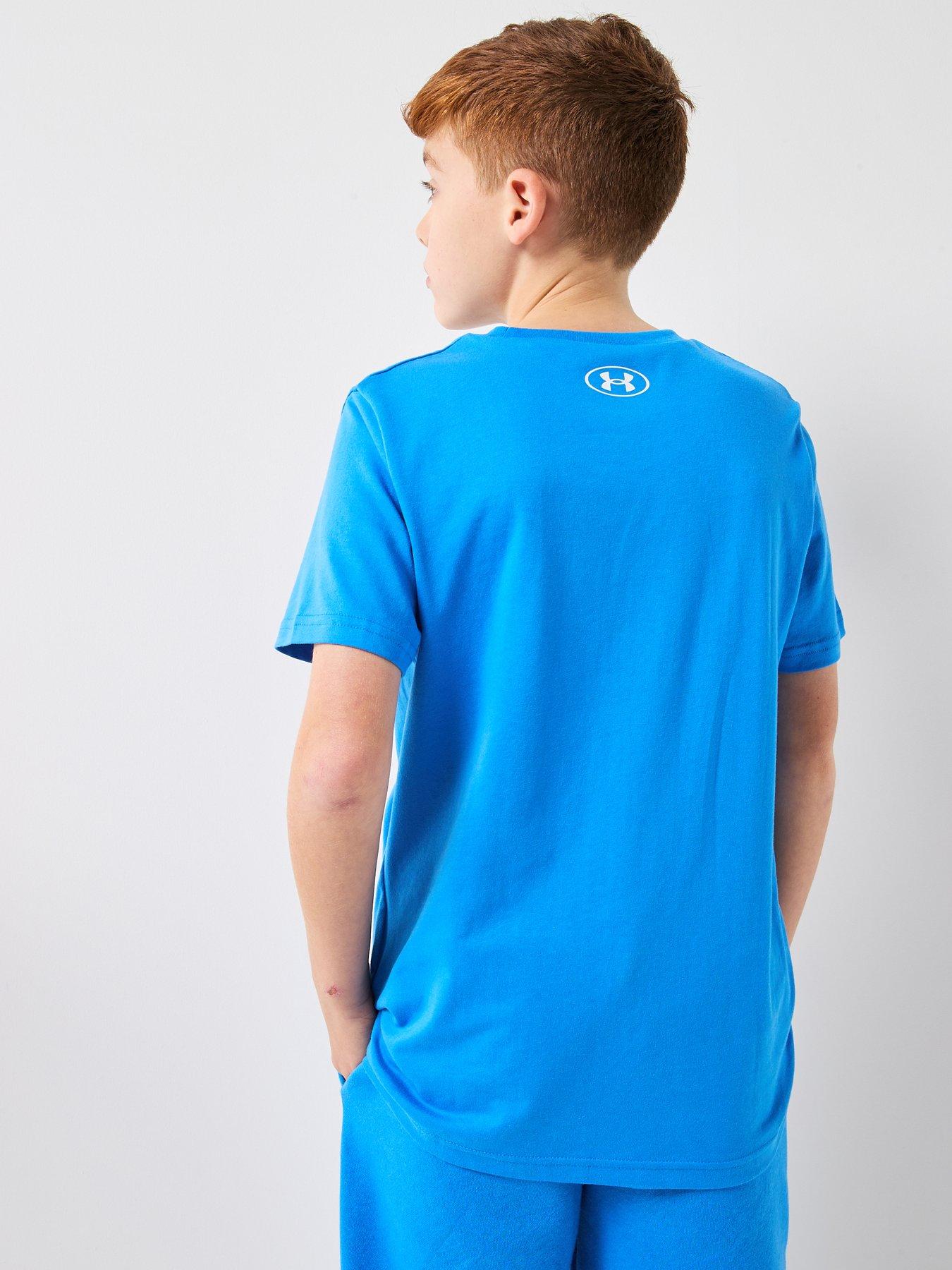 UNDER ARMOUR Junior Boys Training Sportstyle Left Chest Logo T-Shirt ...