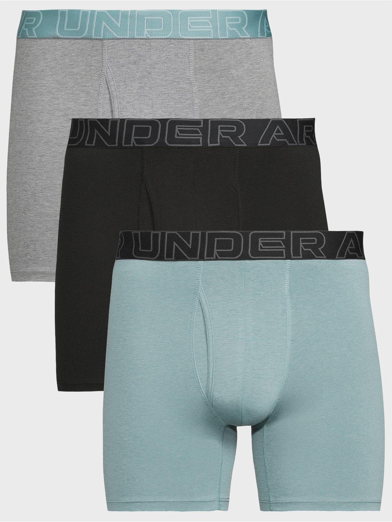 UNDER ARMOUR Men's Performance Cotton 6 Inch 3 Pack Boxers - Multi | Very