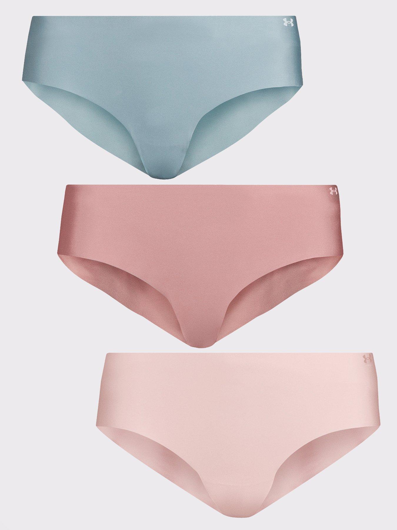 UNDER ARMOUR Women's Performance Pure Stretch No Show Hipster 3 Pack ...