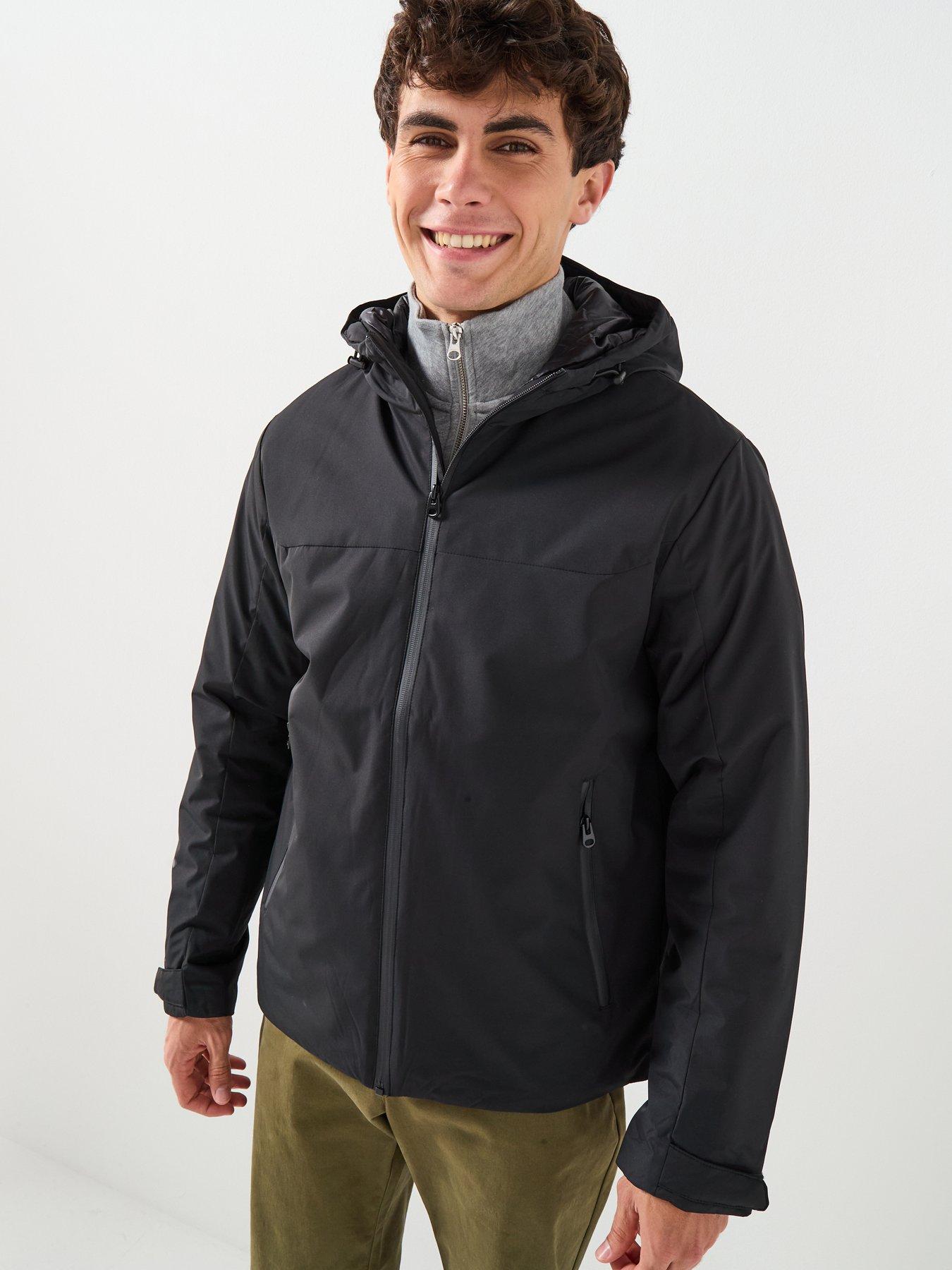 Jack & Jones Brandon Transitional Hooded Padded - Black | Very
