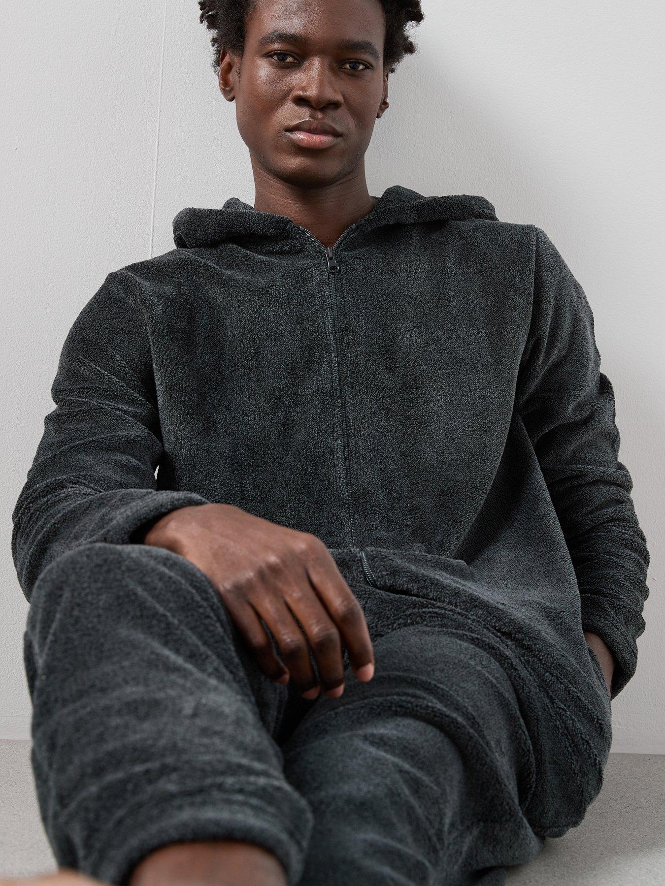 The Very Collection Fleece All-in-One - Charcoal | Very