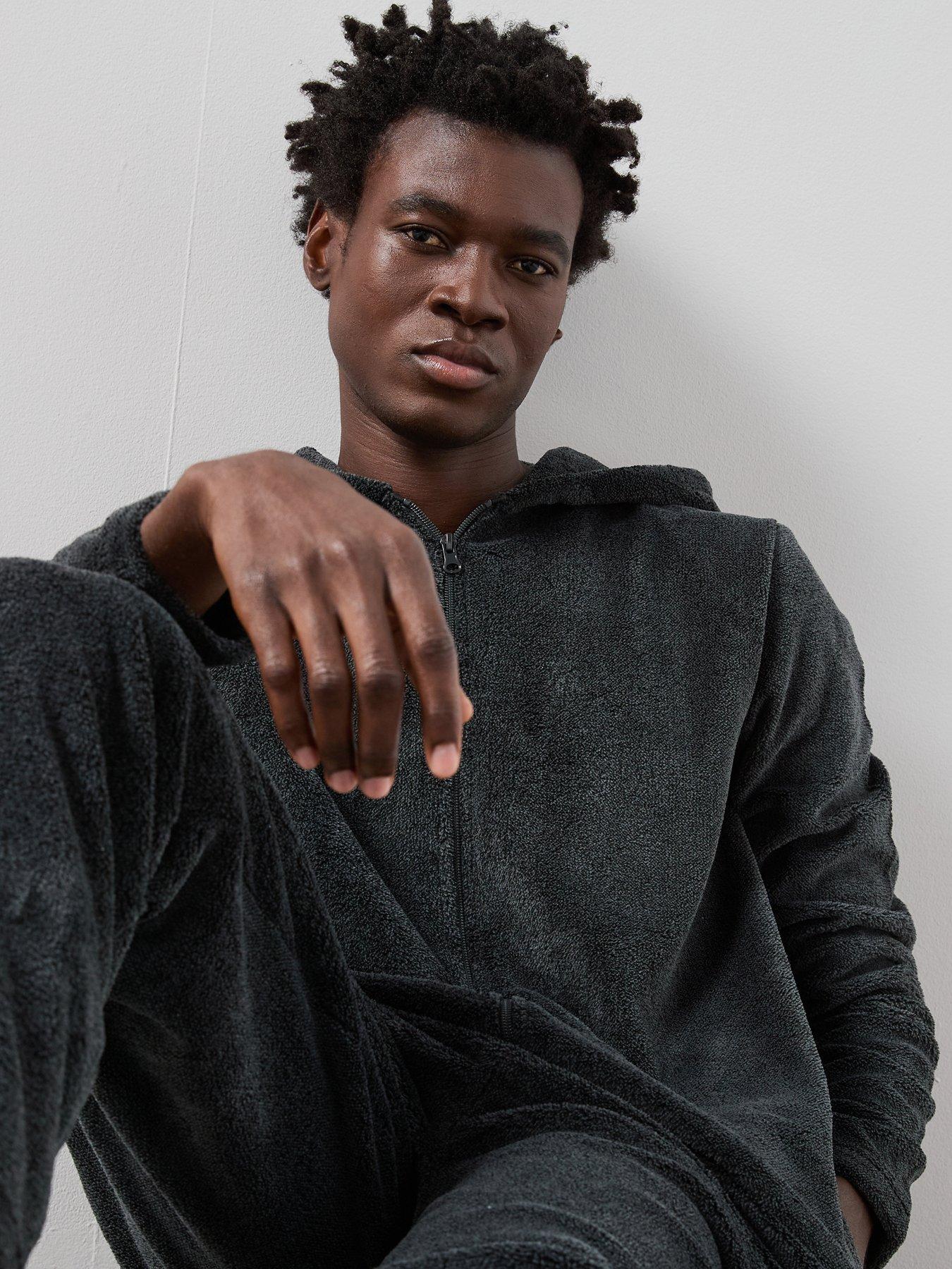 The Very Collection Fleece All-in-One - Charcoal | Very