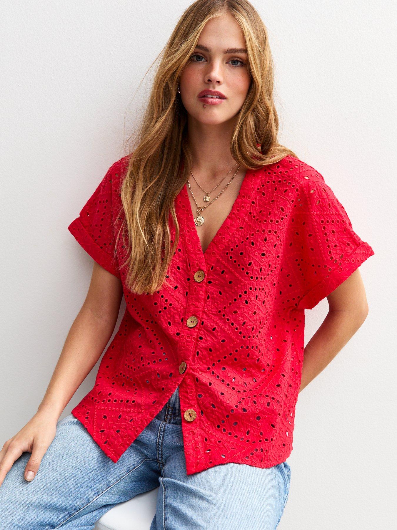 Women's Red New Look Tops | Very