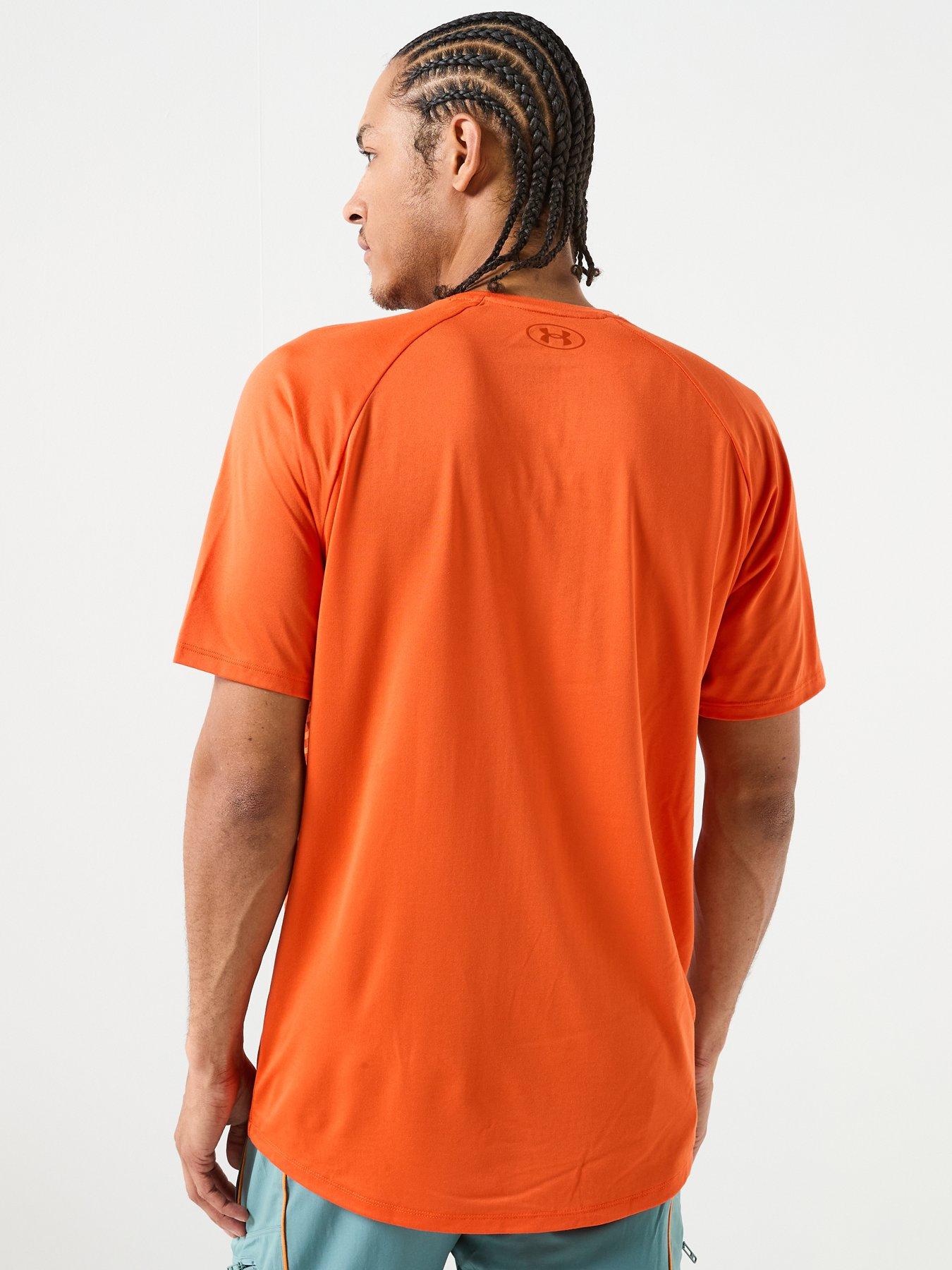 UNDER ARMOUR Mens Training Tech Fade T-Shirt - Orange | Very