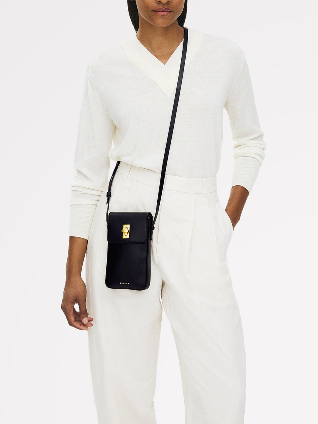 Radley Threadneedle Street Medium Phone Crossbody - Black | Very