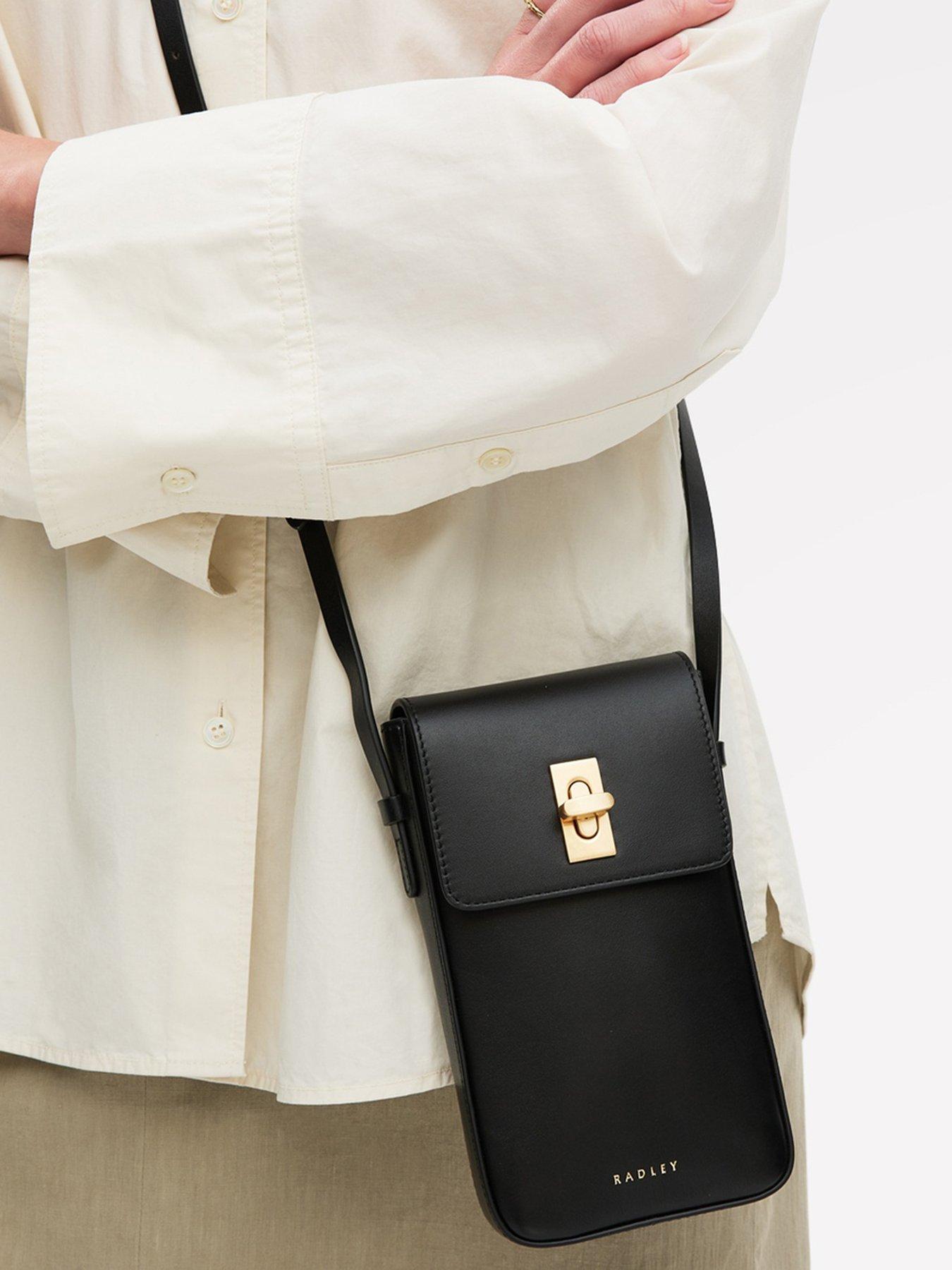 Radley Threadneedle Street Medium Phone Crossbody - Black | Very