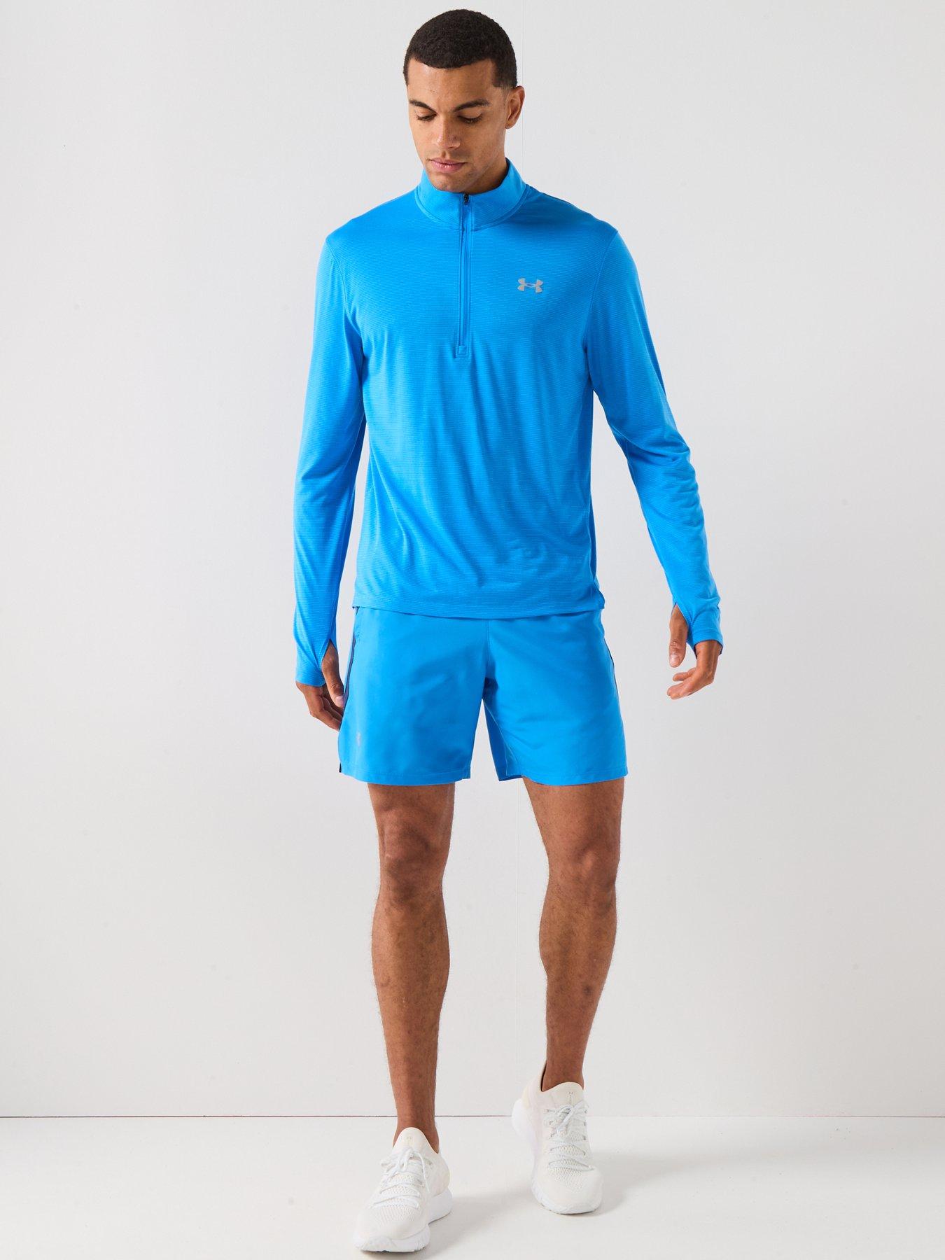 UNDER ARMOUR Mens Running Launch 1/4 Zip Top - Blue | Very