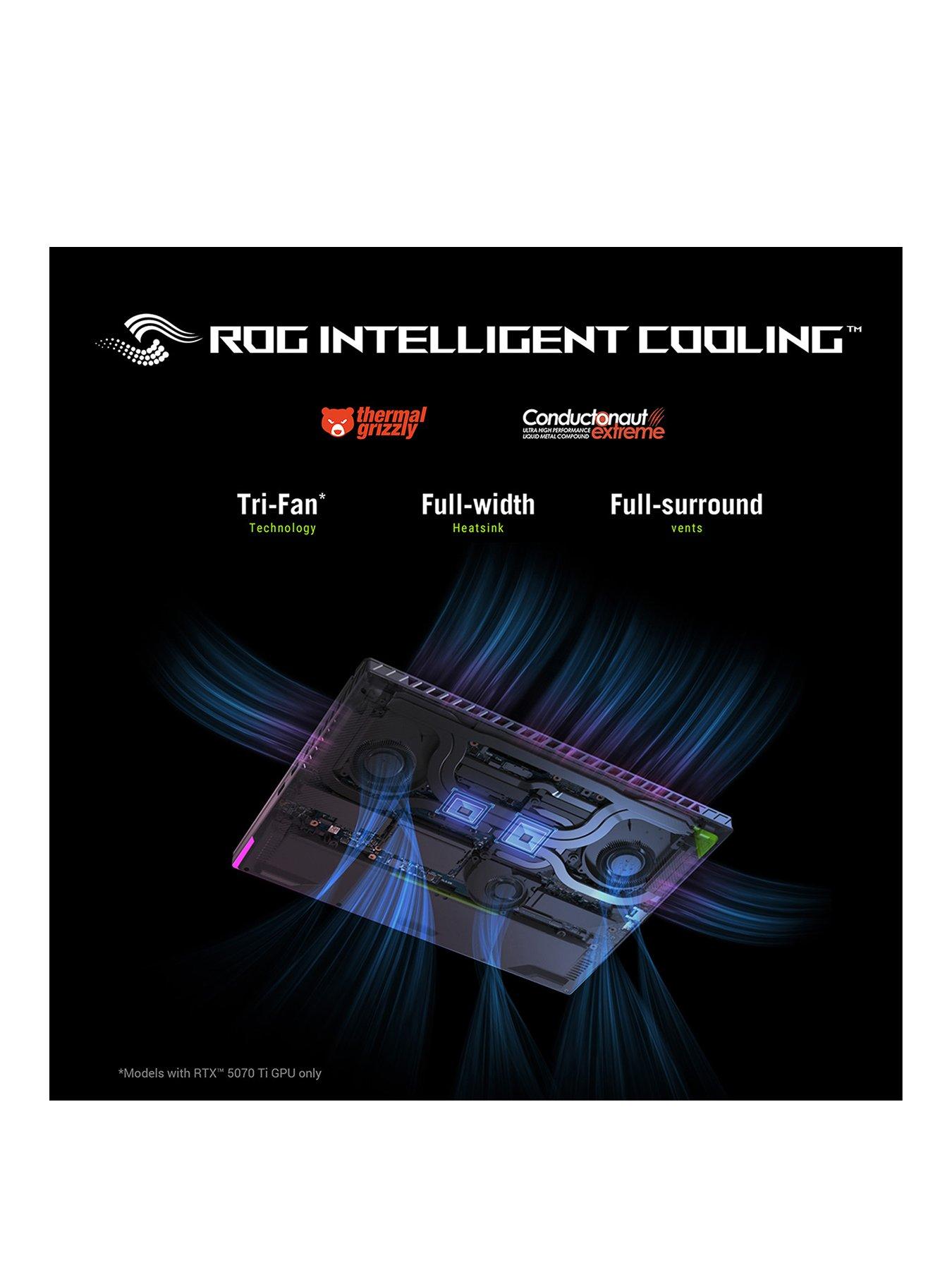 Asus Strix Gaming Laptop - GeForce RTX 5070 Ti - AMD Ryzen 9 - 16GB RAM ...