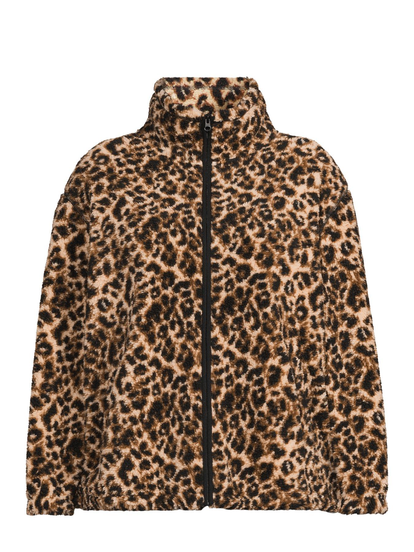 The Very Collection Curve Animal Print Fleece Jacket | Very
