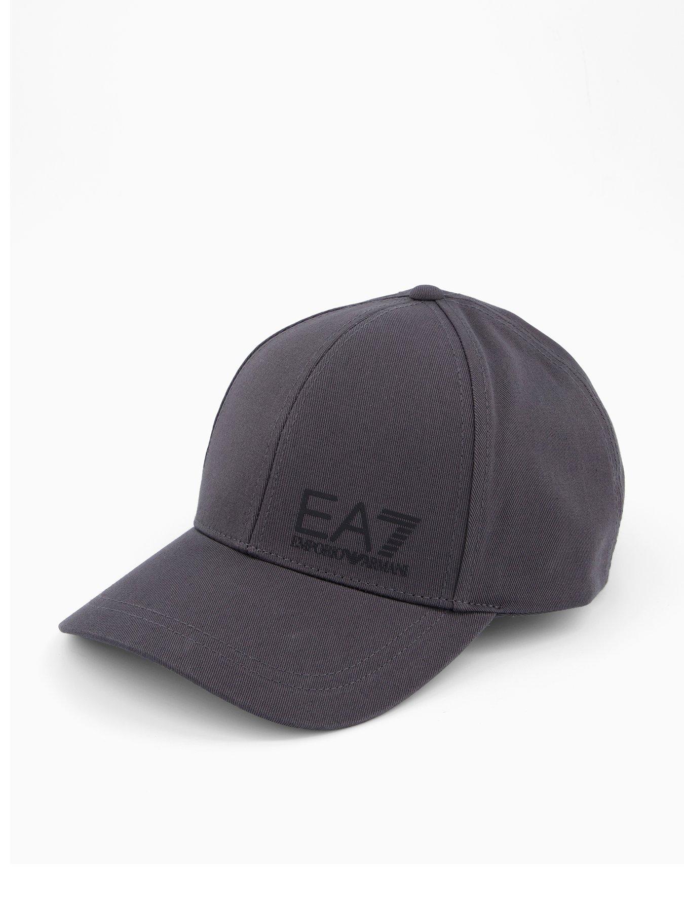 EA7 Emporio Armani Logo Baseball Cap - Grey | Very