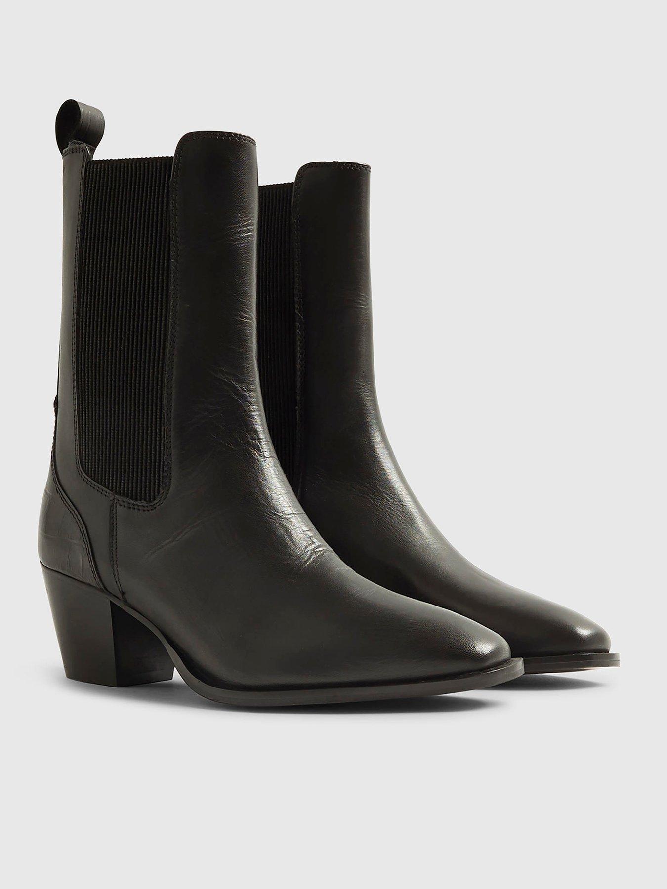River Island Chelsea Western Boot - Black | Very