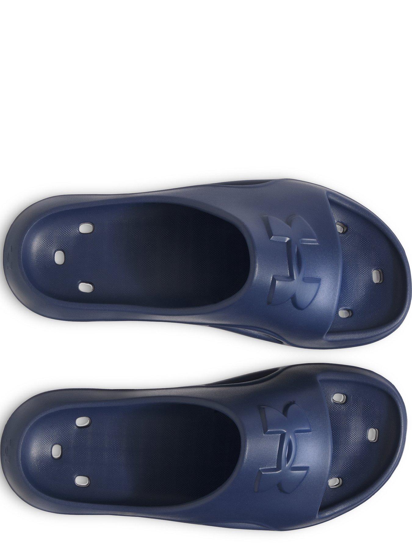 UNDER ARMOUR Mens Locker V Sliders - Navy | Very