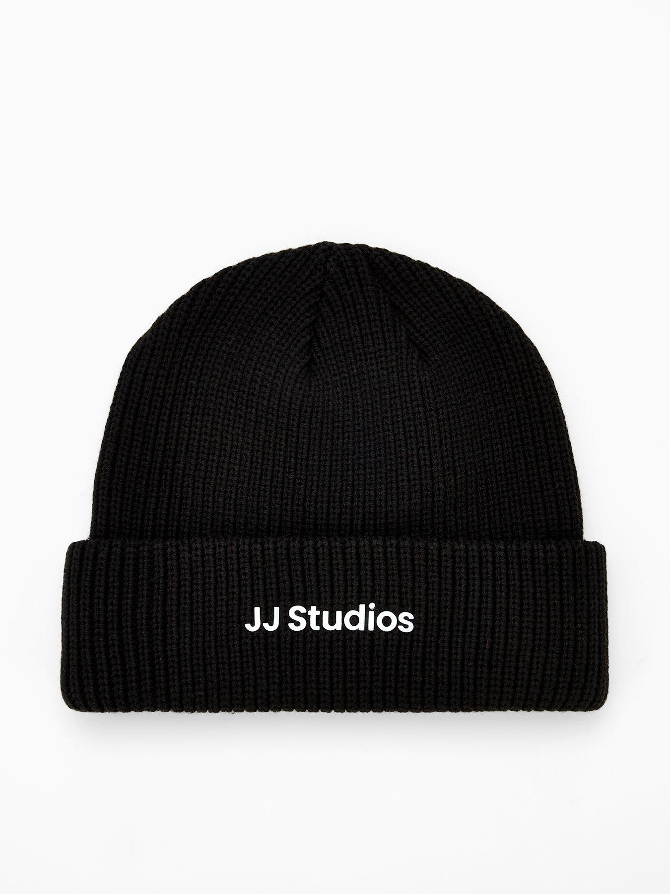 Jack & Jones Soho Jj Studios Knitted Beanie Hat - Black | Very