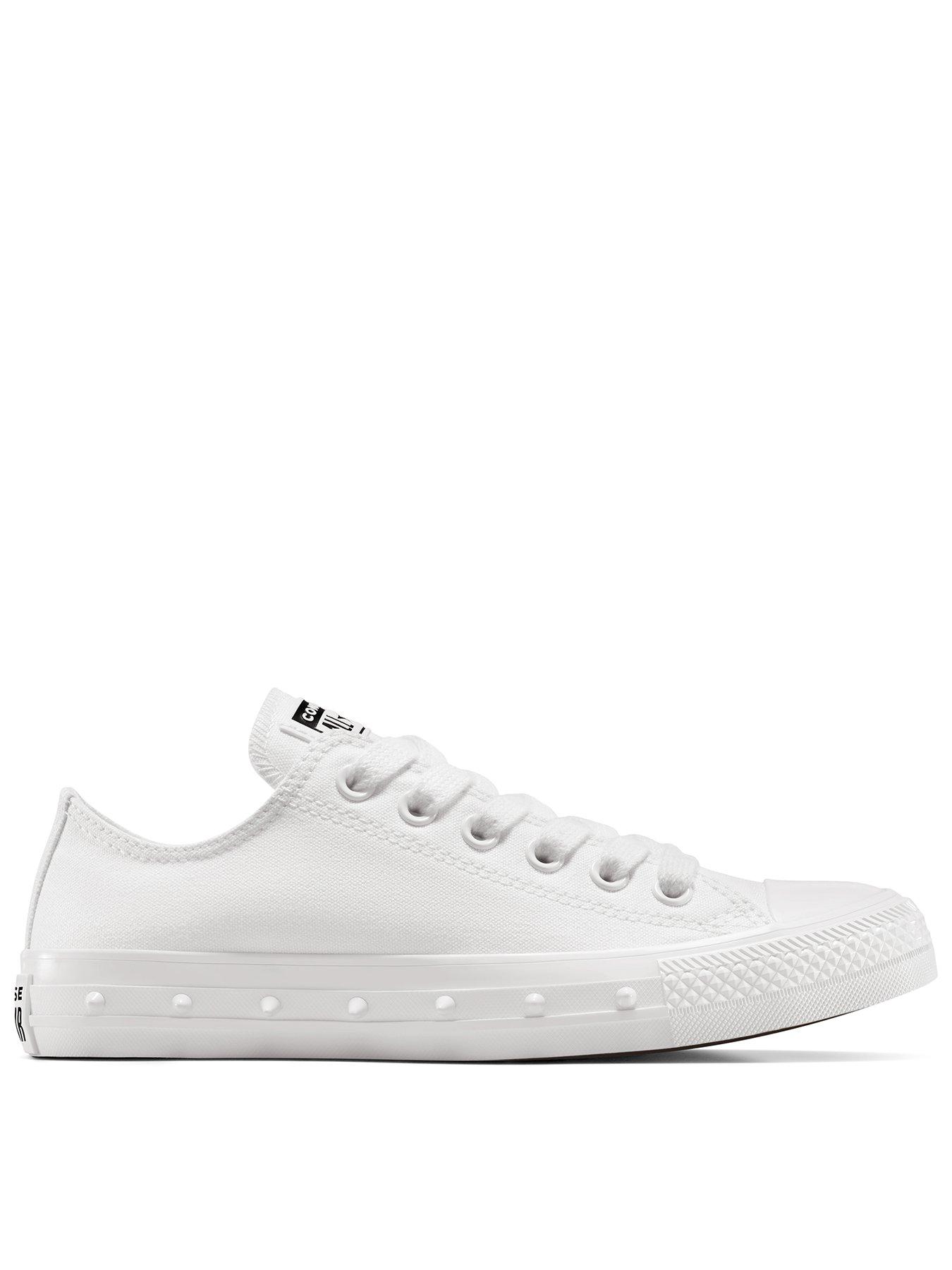 Converse Womens Chuck Taylor All Star Ox Spikes - White | Very