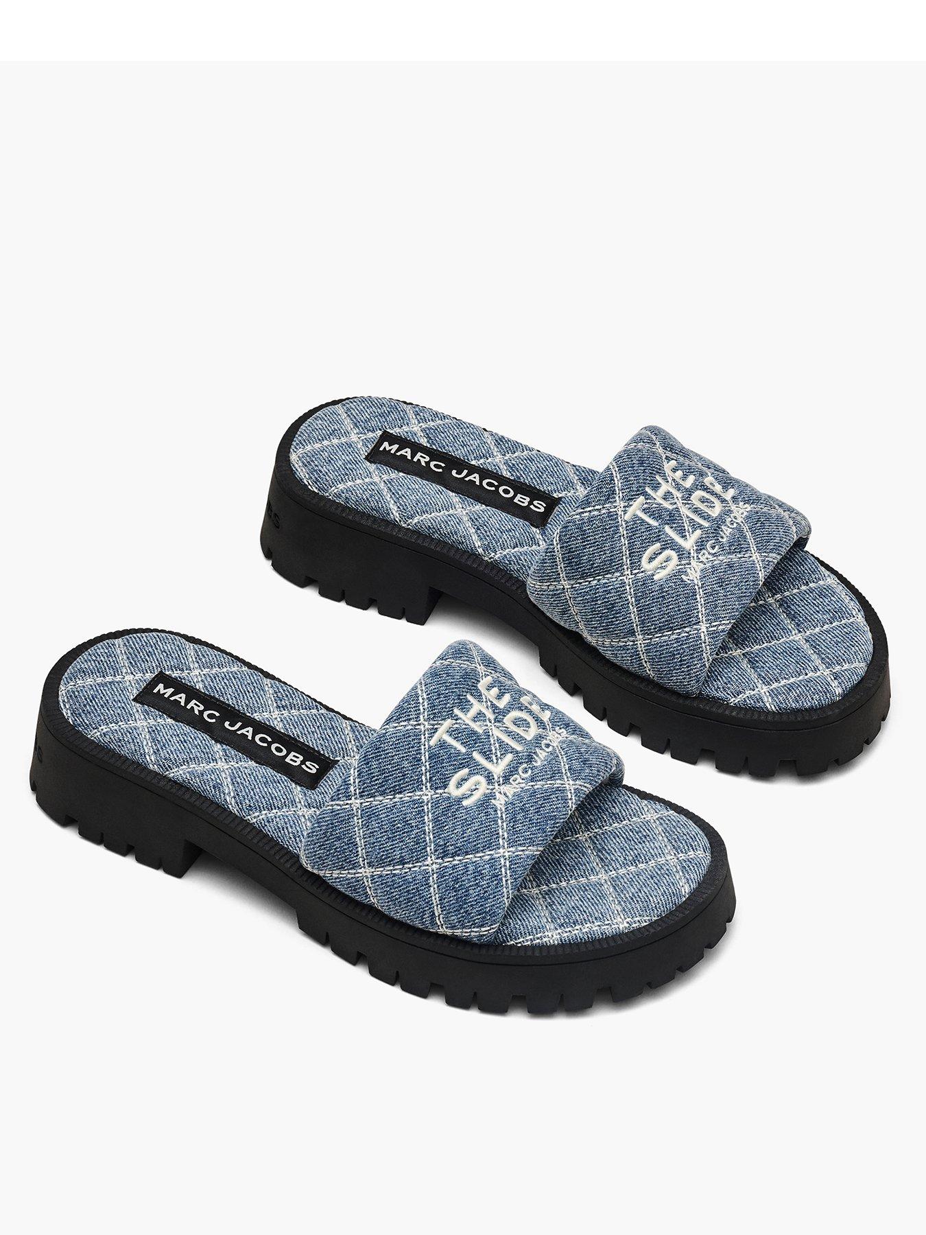 MARC JACOBS The Lug Sole Slide - Blue | Very