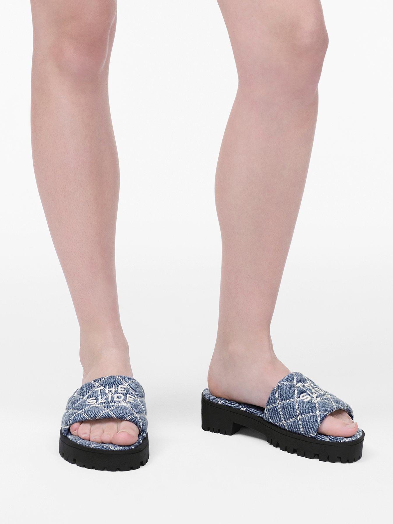 MARC JACOBS The Lug Sole Slide - Blue | Very