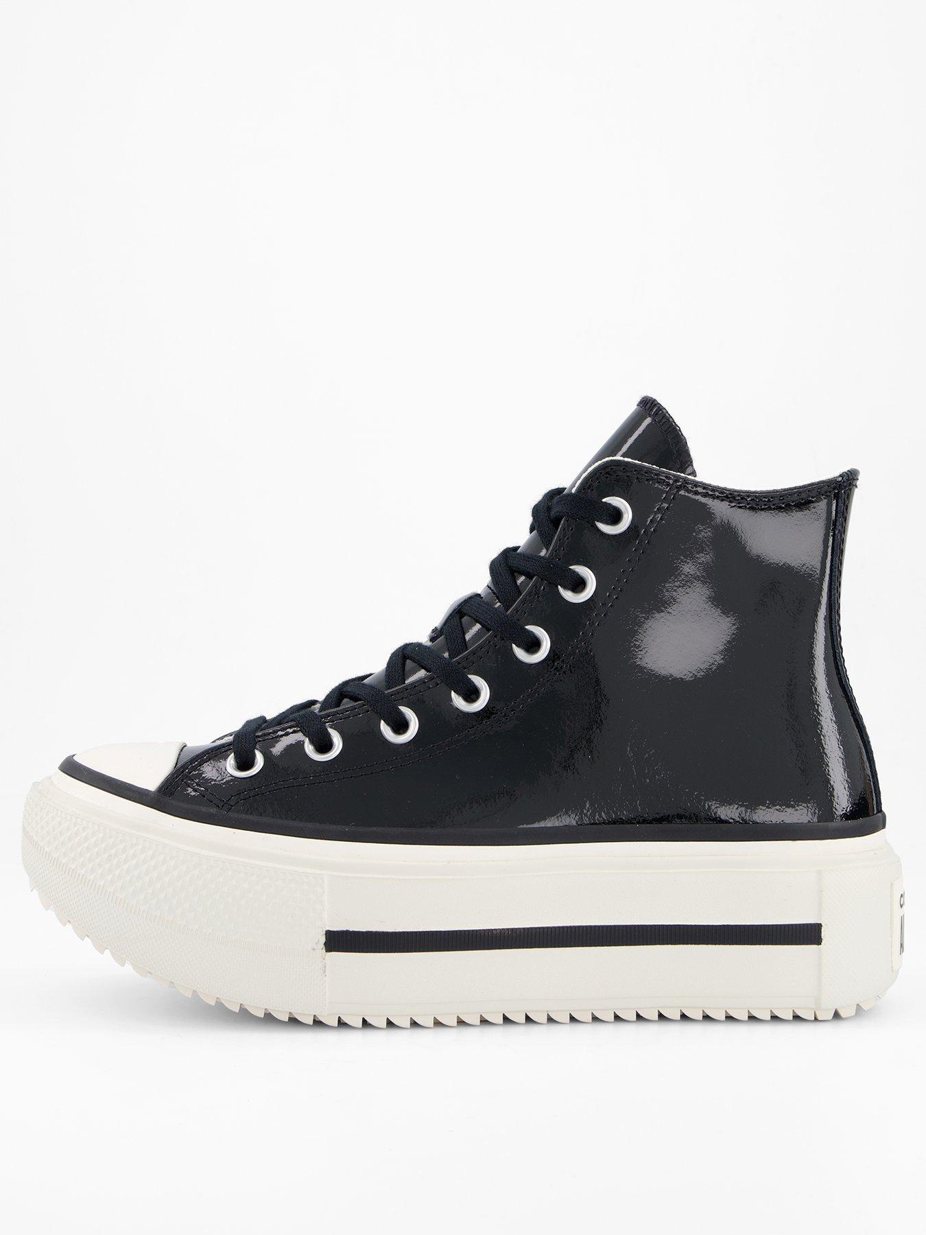 Converse Womens Chuck Taylor All Star Lift Double Stack Platform Patent ...