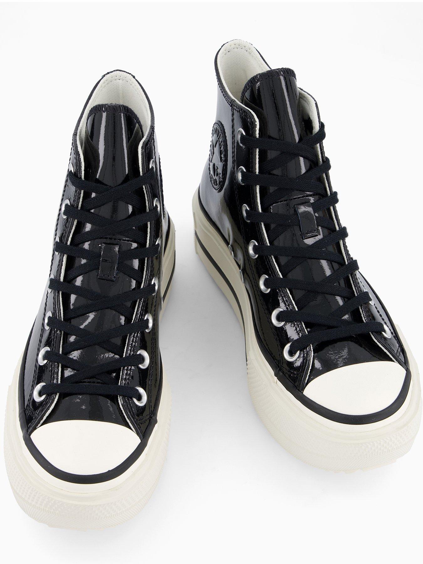 Converse Womens Chuck Taylor All Star Lift Double Stack Platform Patent ...