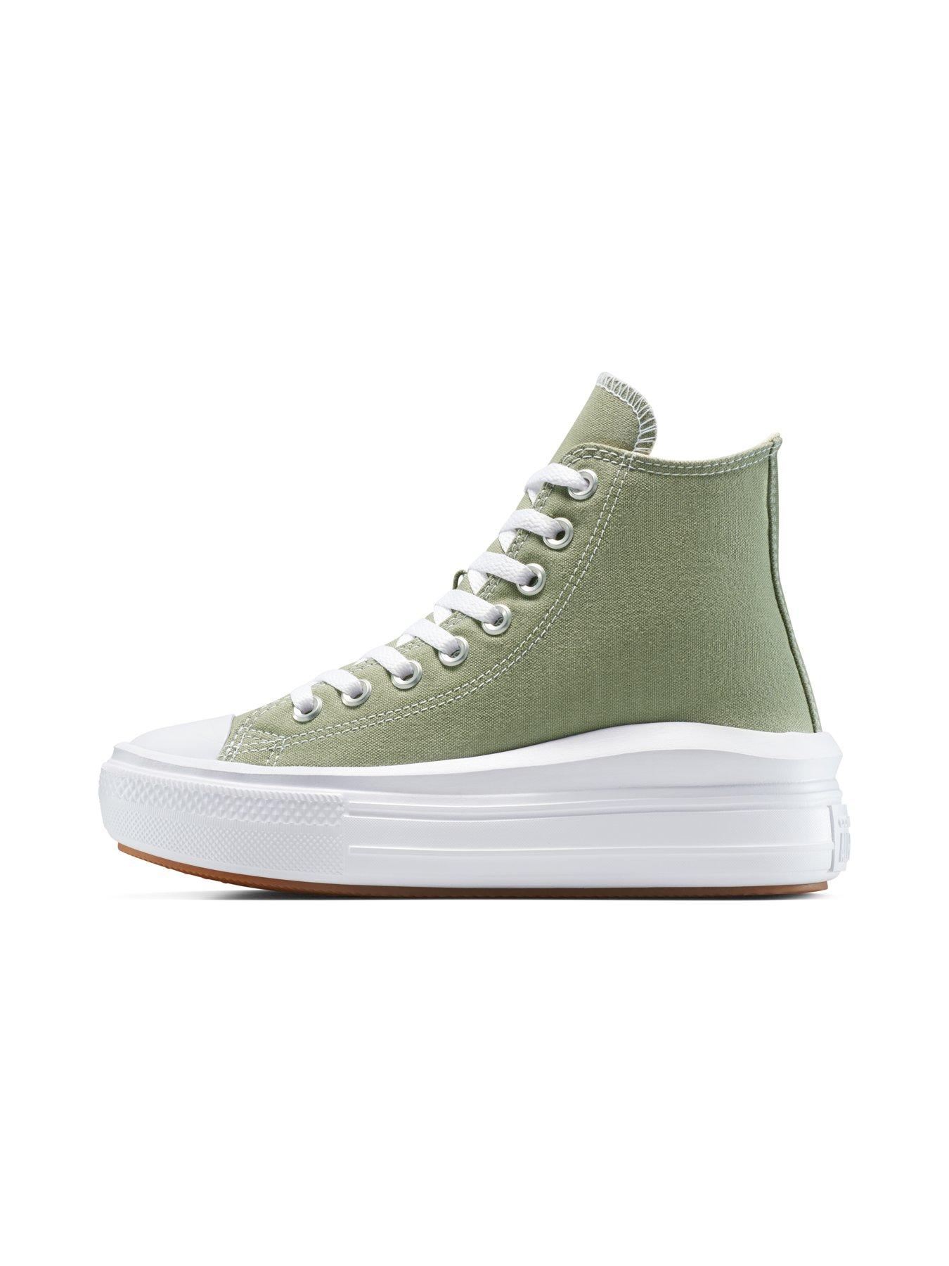 Converse Womens Chuck Taylor All Star Move Platform High Top - Green | Very