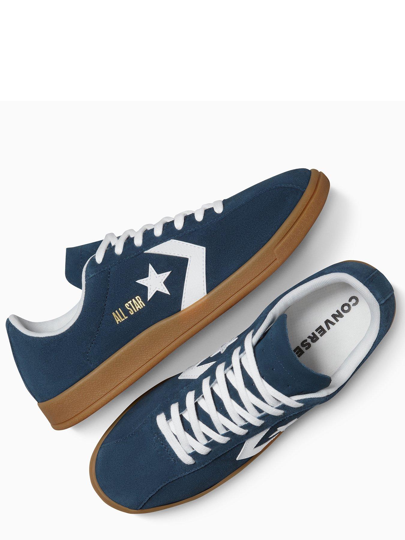 Converse Mens Converse Classic Trainer Suede Low Top -blue | Very