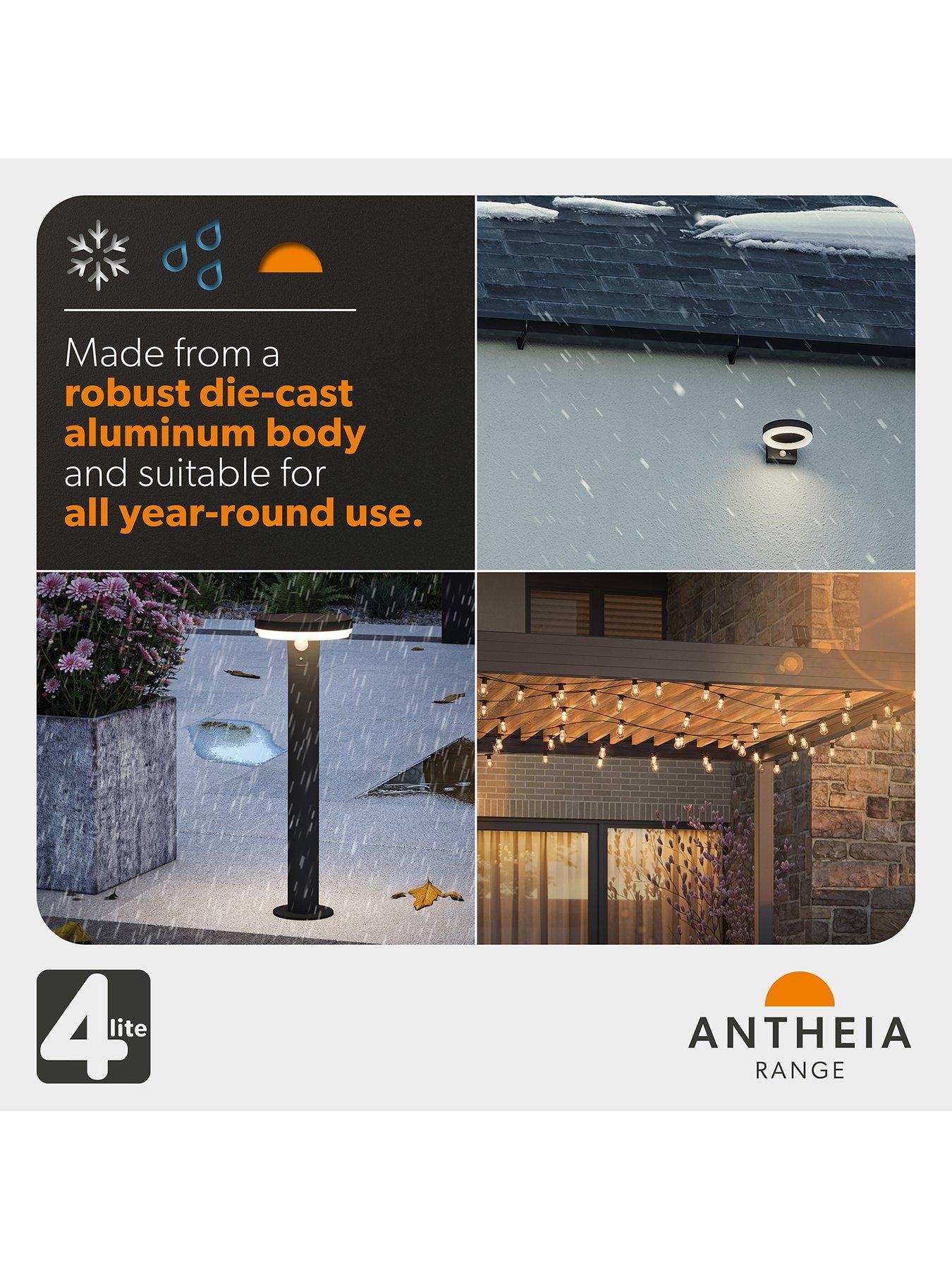 4Lite Antheia Solar Spike Light with built in PIR Motion Sensor | Very