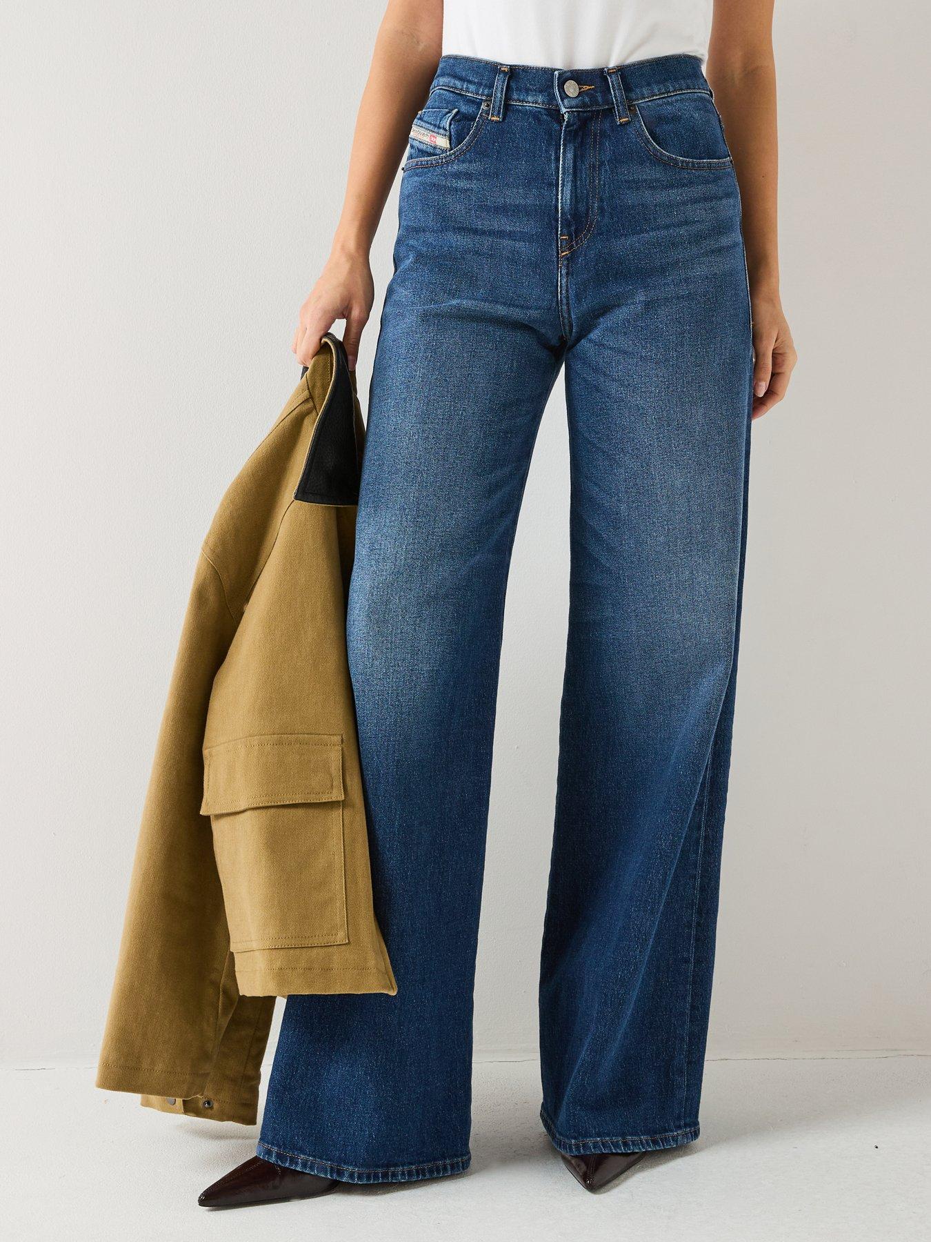Diesel Wide Leg Jeans