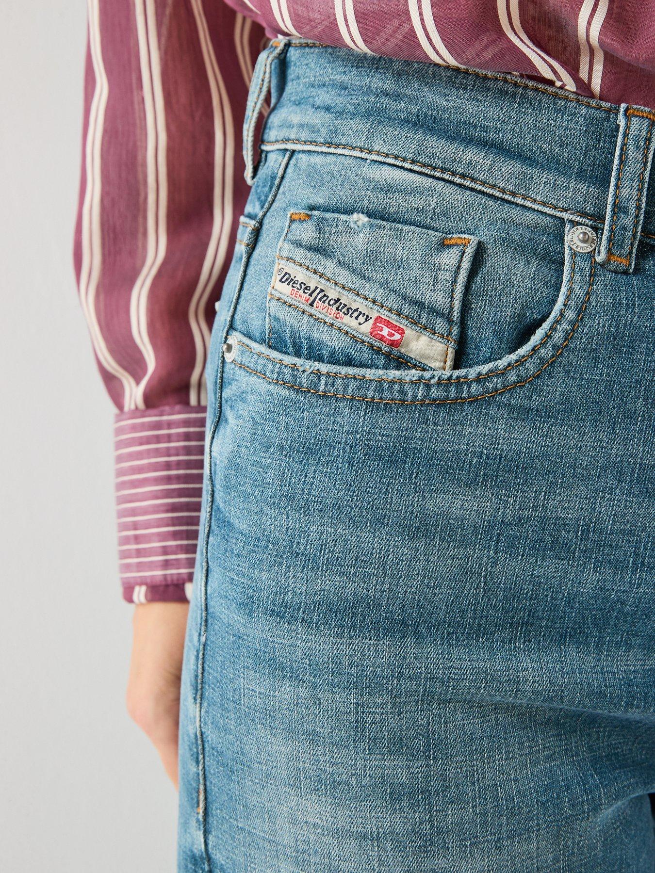 Diesel Wide Leg Jeans