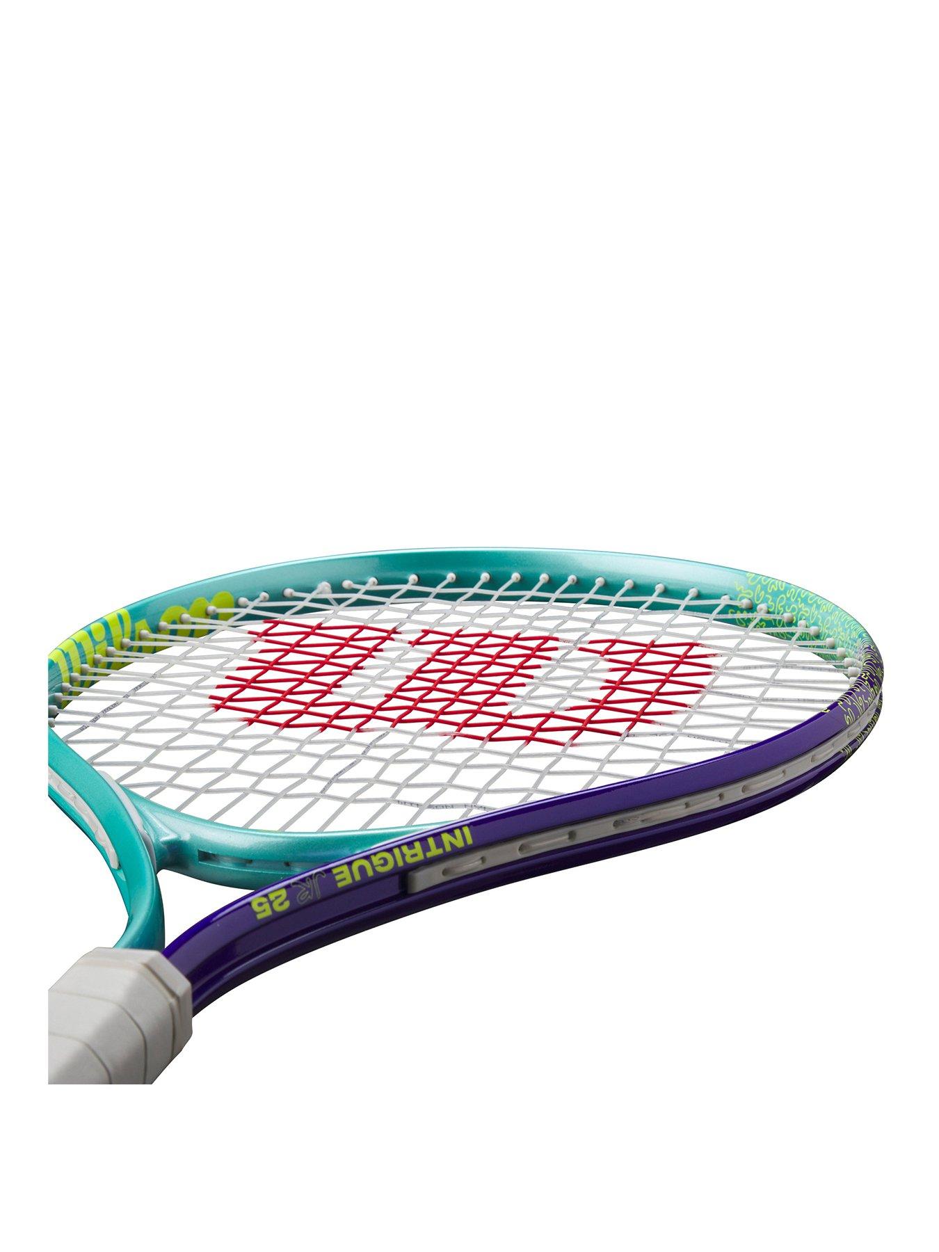 Wilson Intrigue Junior 25 inch Girls Tennis Racket - Purple/Turquoise ...