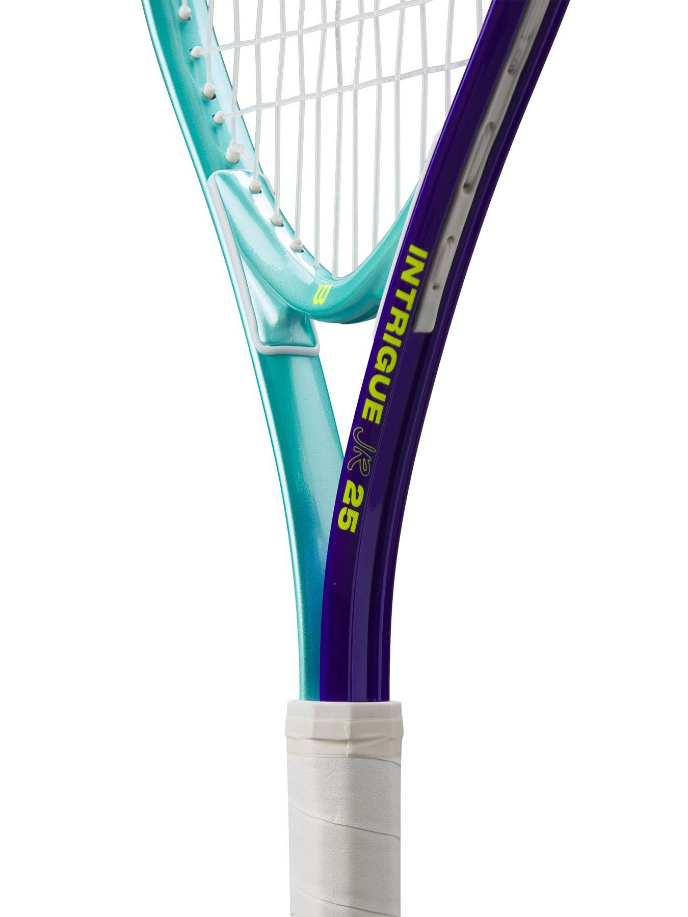Wilson Intrigue Junior 25 inch Girls Tennis Racket - Purple/Turquoise ...