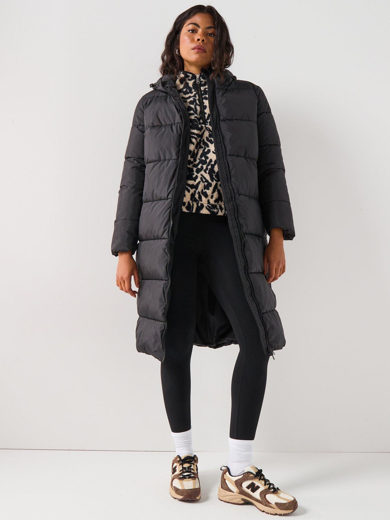 Only Long Puffer Jacket - Black | Very
