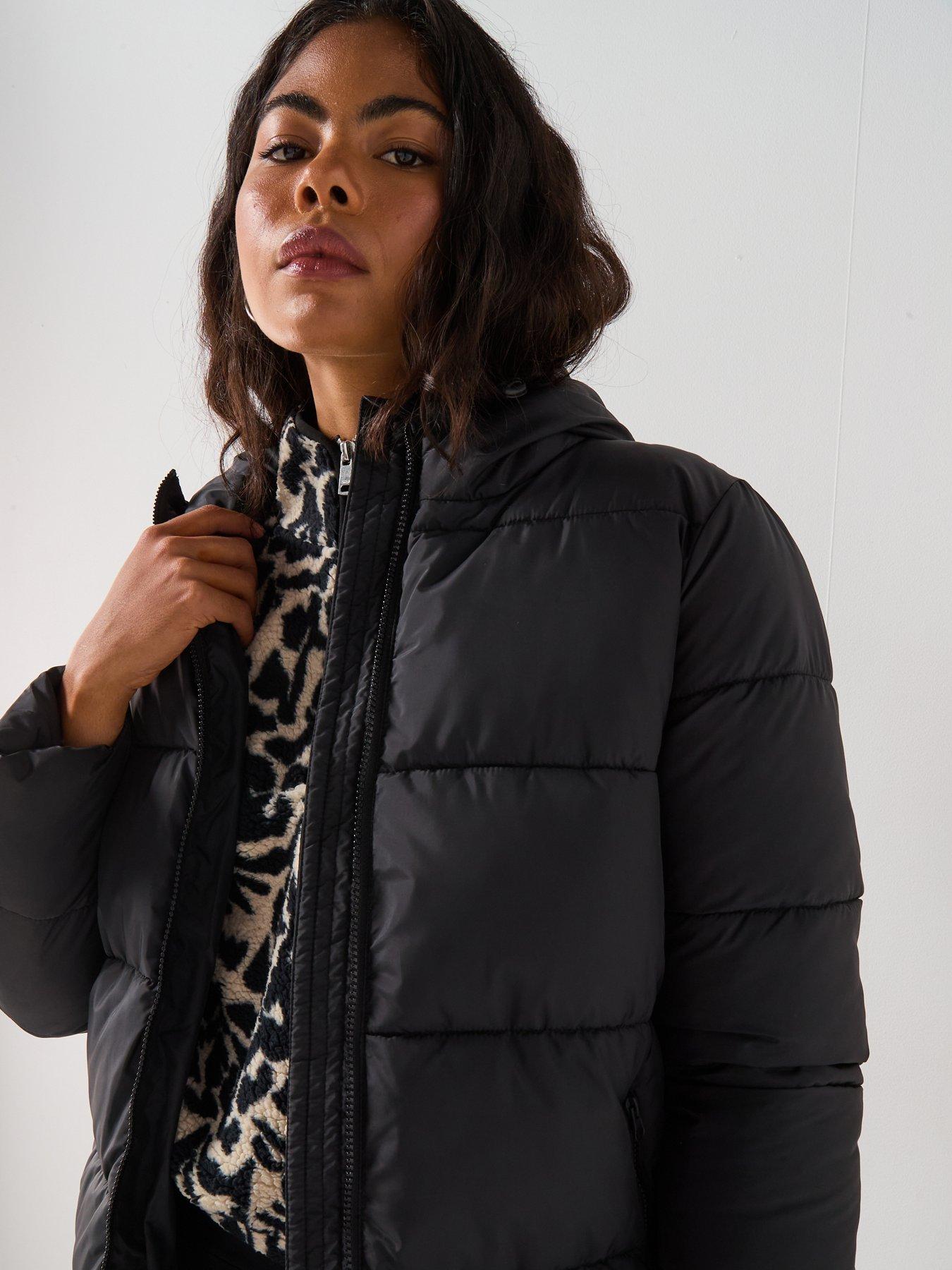 Only Long Puffer Jacket - Black | Very