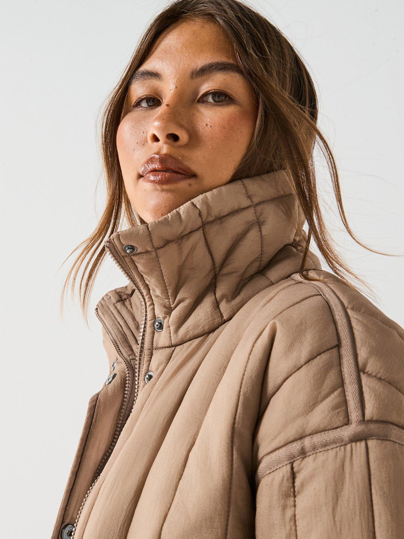 Only Waleria Quilted Jacket - Beige | Very
