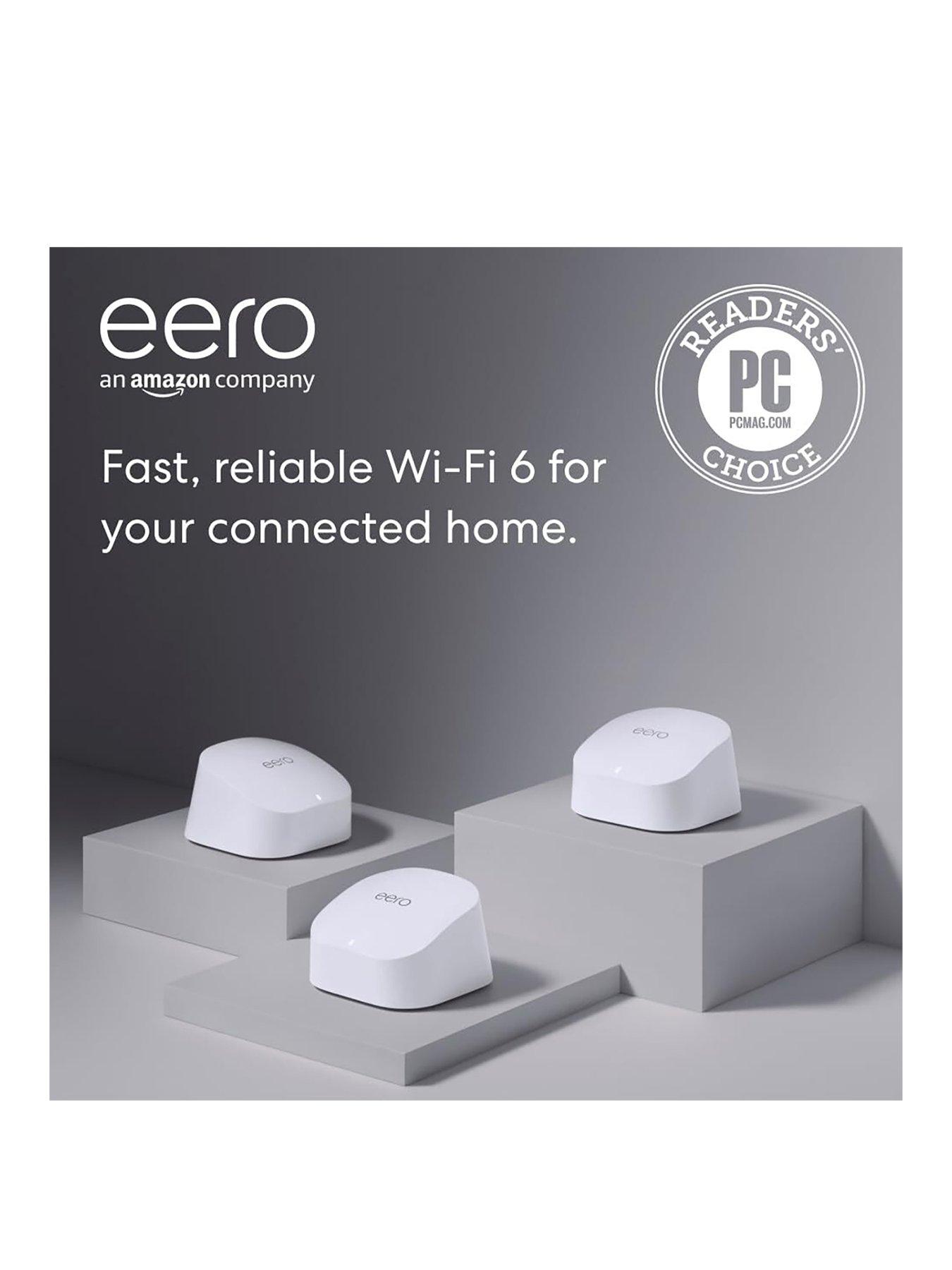 Eero 6 Mesh Wi-Fi Router System - 3 pack ( + 2 Extenders) | Very