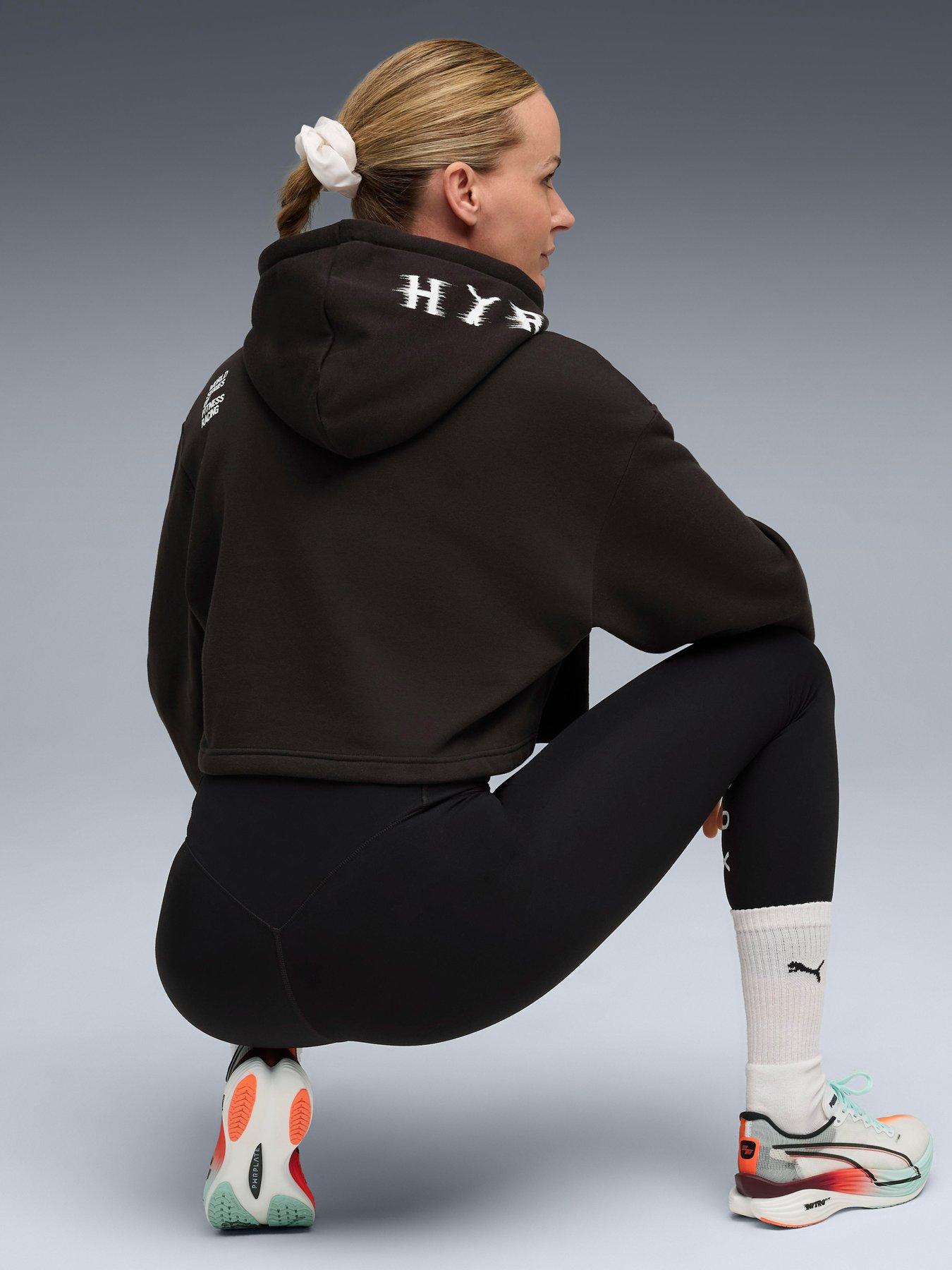 Puma Womens X Hyrox Heavyweight Hoodie - Black | Very